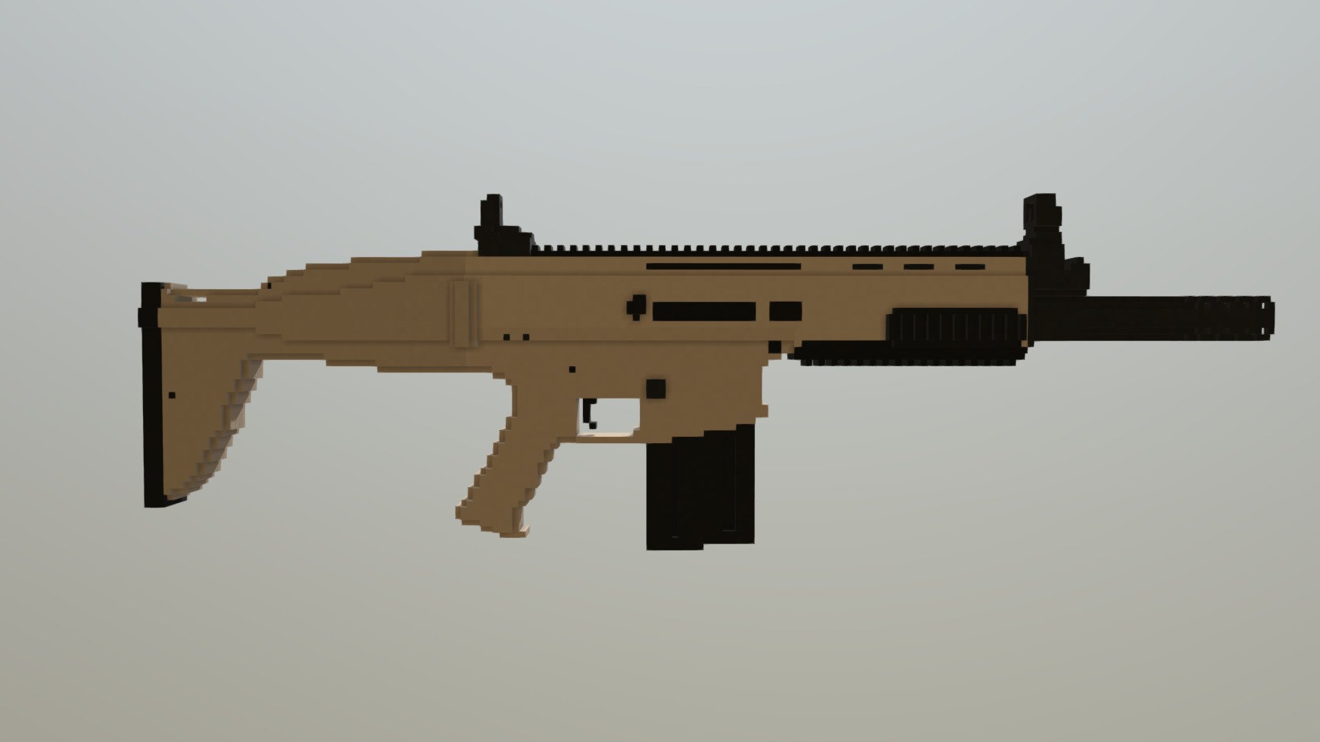 FN SCAR 17/H - 3D model by rejante (@rejjy) [5c7b43f] - Sketchfab