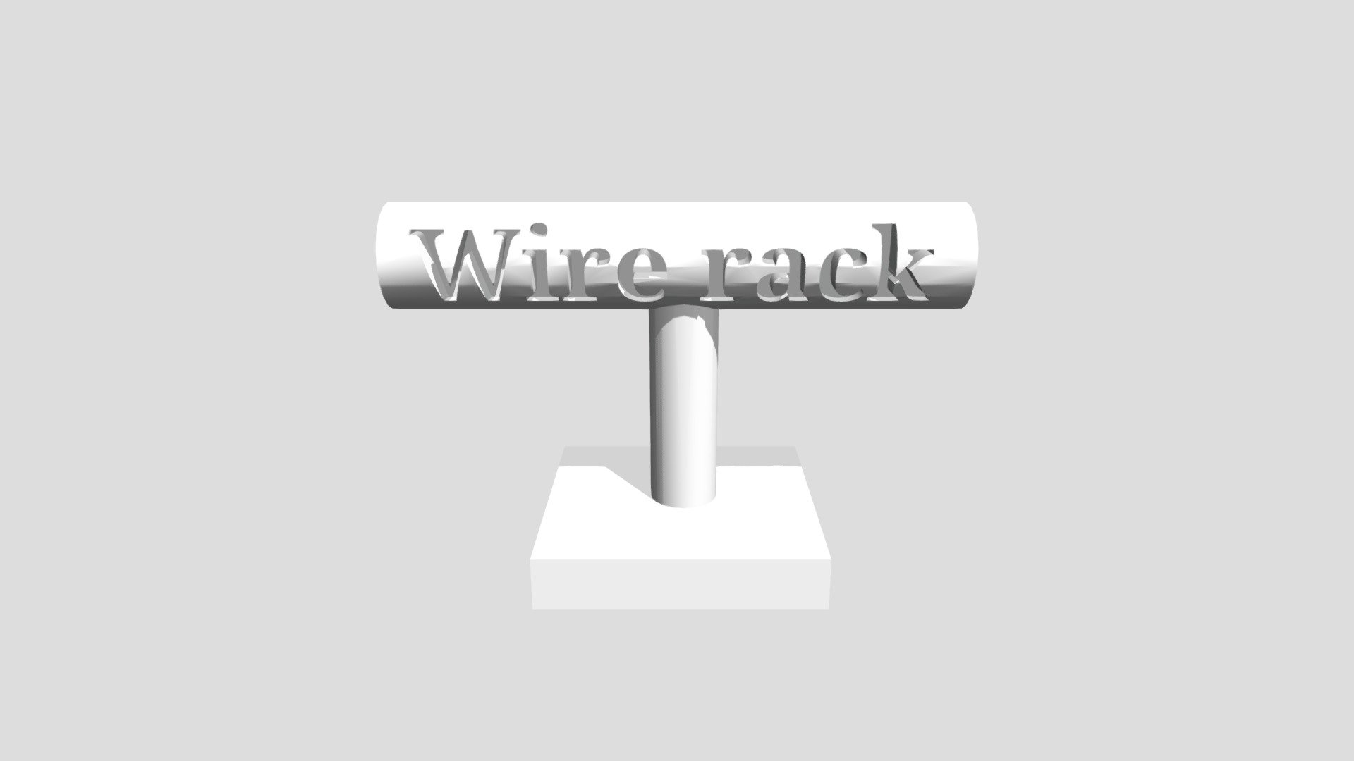 Wire Rack - Download Free 3D model by gbedesigns [5c7caf1] - Sketchfab