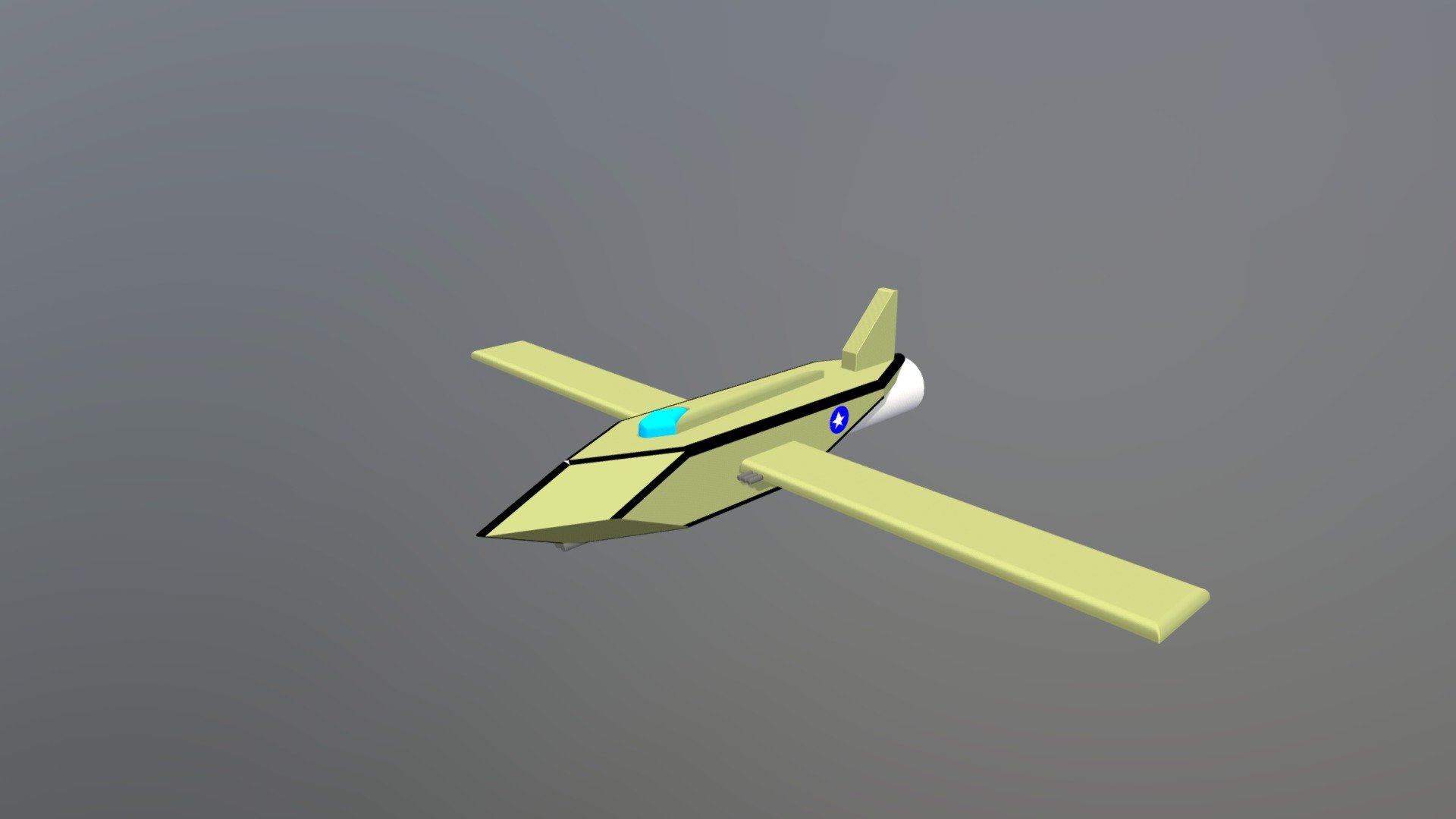 Concept jet plane - 3D model by X609cowboy [5c7d261] - Sketchfab