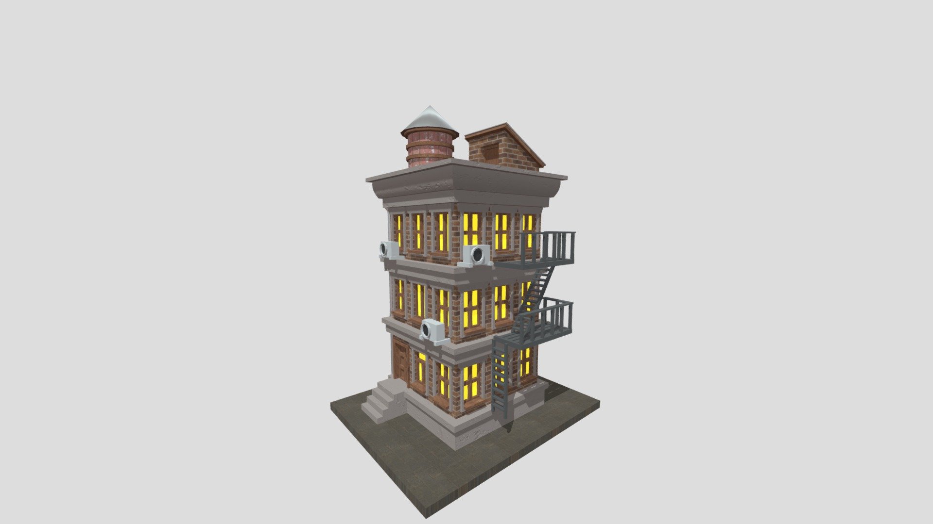 Building - Download Free 3D model by kiseleffmat [5c81330] - Sketchfab