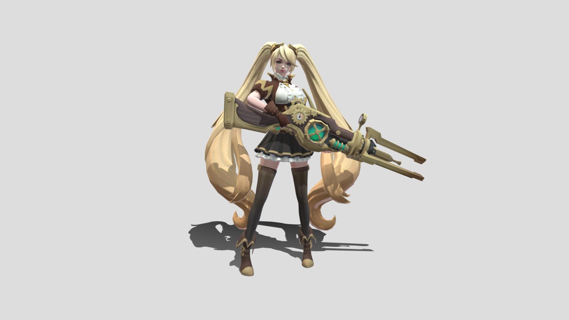 Layla: Energy Gunner - Classic MLBB - Download Free 3D model by ...