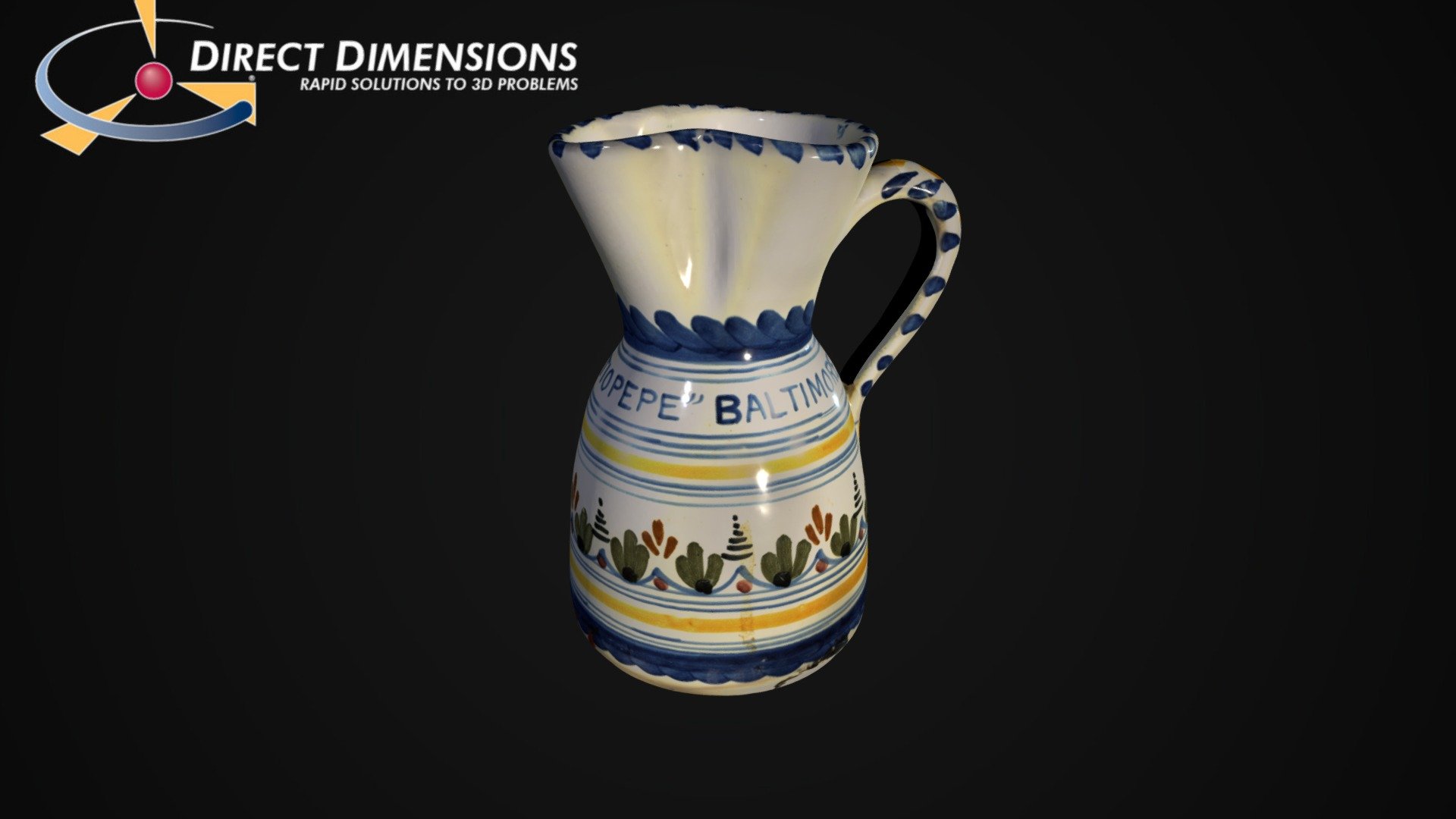 Restaurant Pitcher - 3D model by Direct Dimensions (@dirdim) [5c8220c ...
