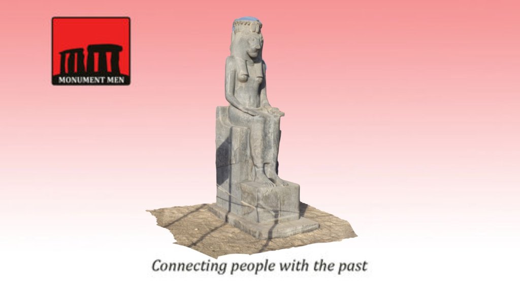Statue of Mut-Sekhmet (Mut Precinct, Karnak) - 3D model by Monument Men ...