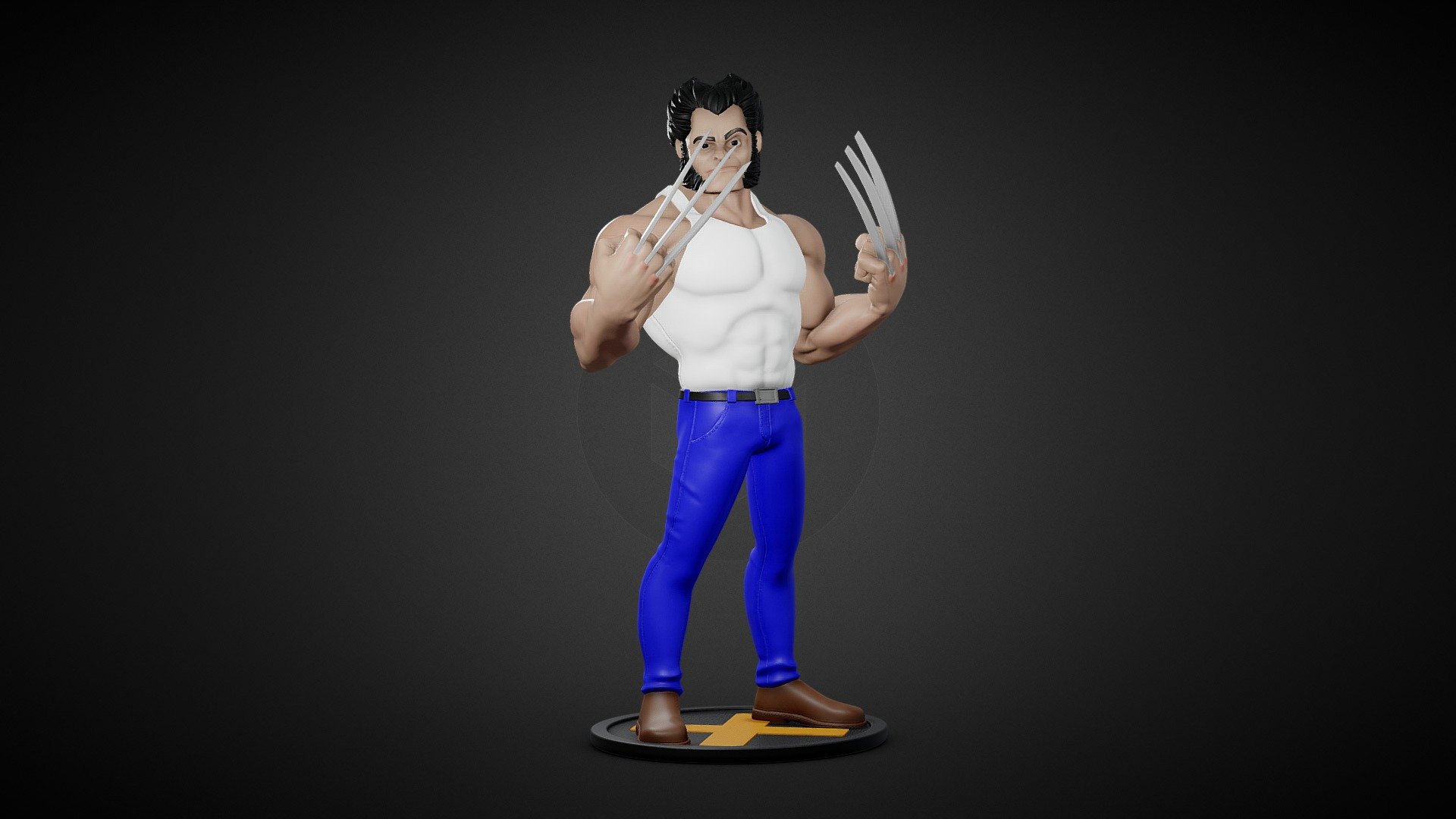 Wolverine - Logan - 3D model by Erico Detoffol (@erico.dtf) [5c85e1f ...