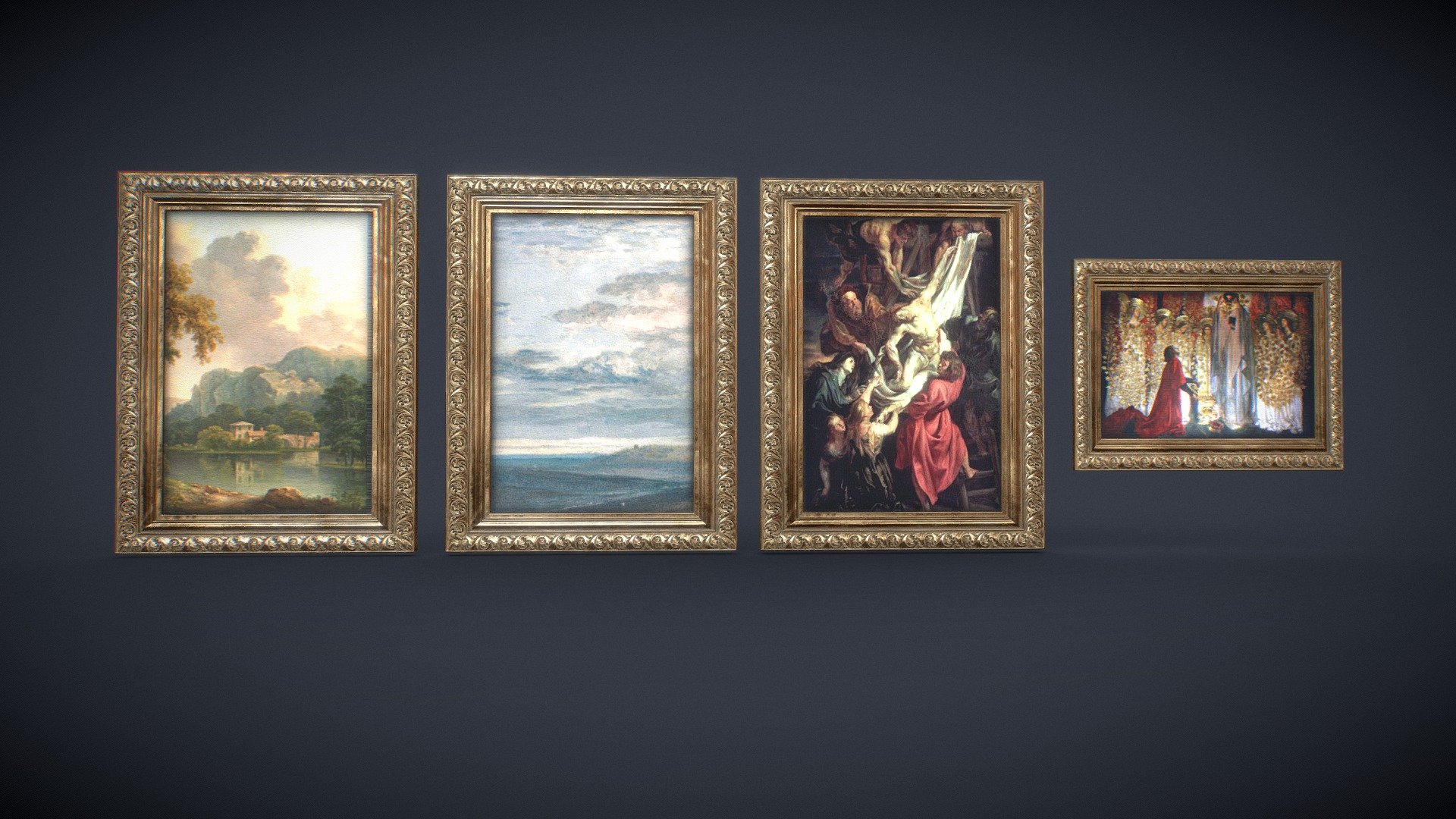 Paintings_Frames - Buy Royalty Free 3D model by Elkandar [5c867df ...