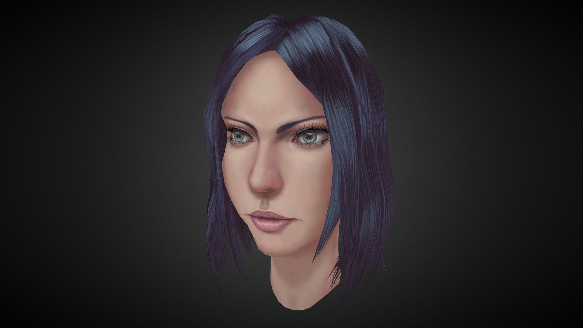 Miss Blue - 3D model by zxc48669 [5c86f56] - Sketchfab