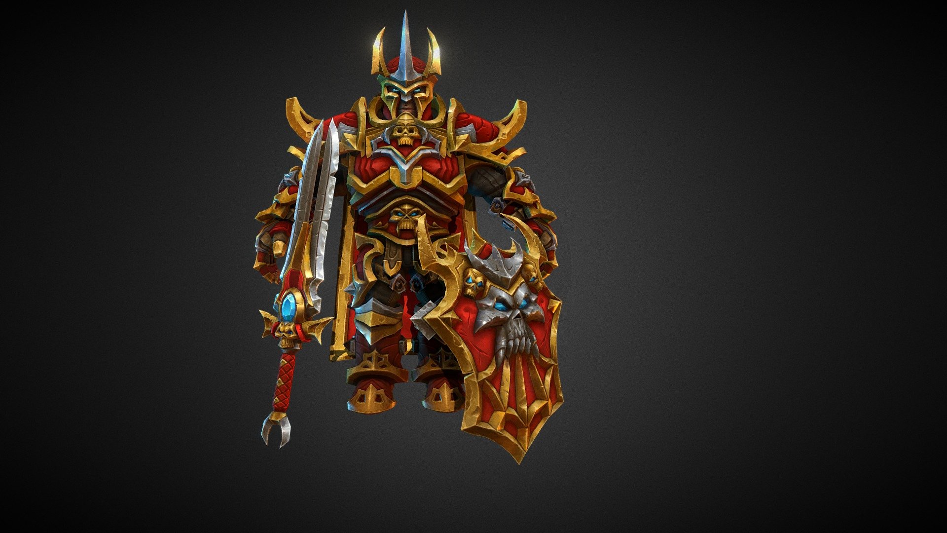 RedKnight_Promo - 3D model by Dragonscastle [5c88063] - Sketchfab