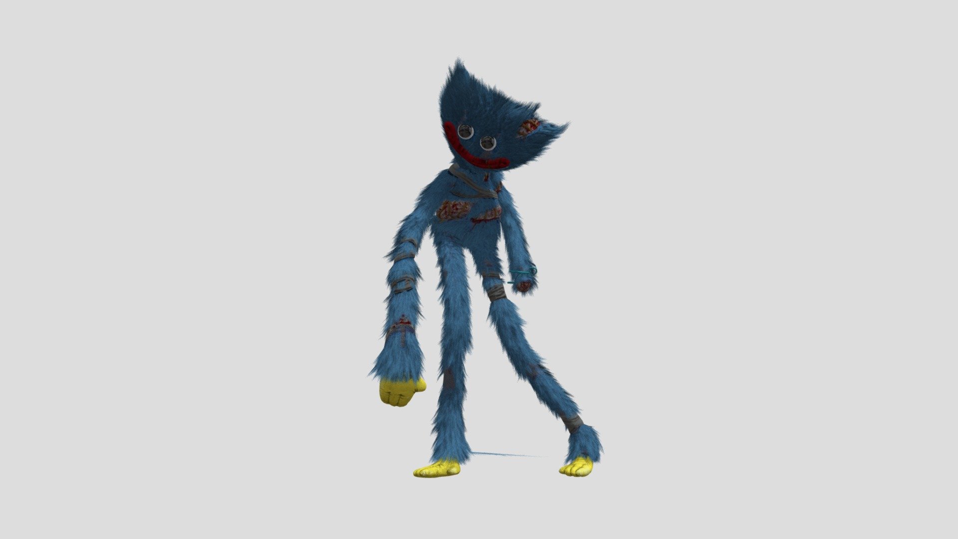 Poppy Playtime | Withered Huggy Wuggy - Download Free 3D model by Huggy (@hughjassston) [5c894aa ...