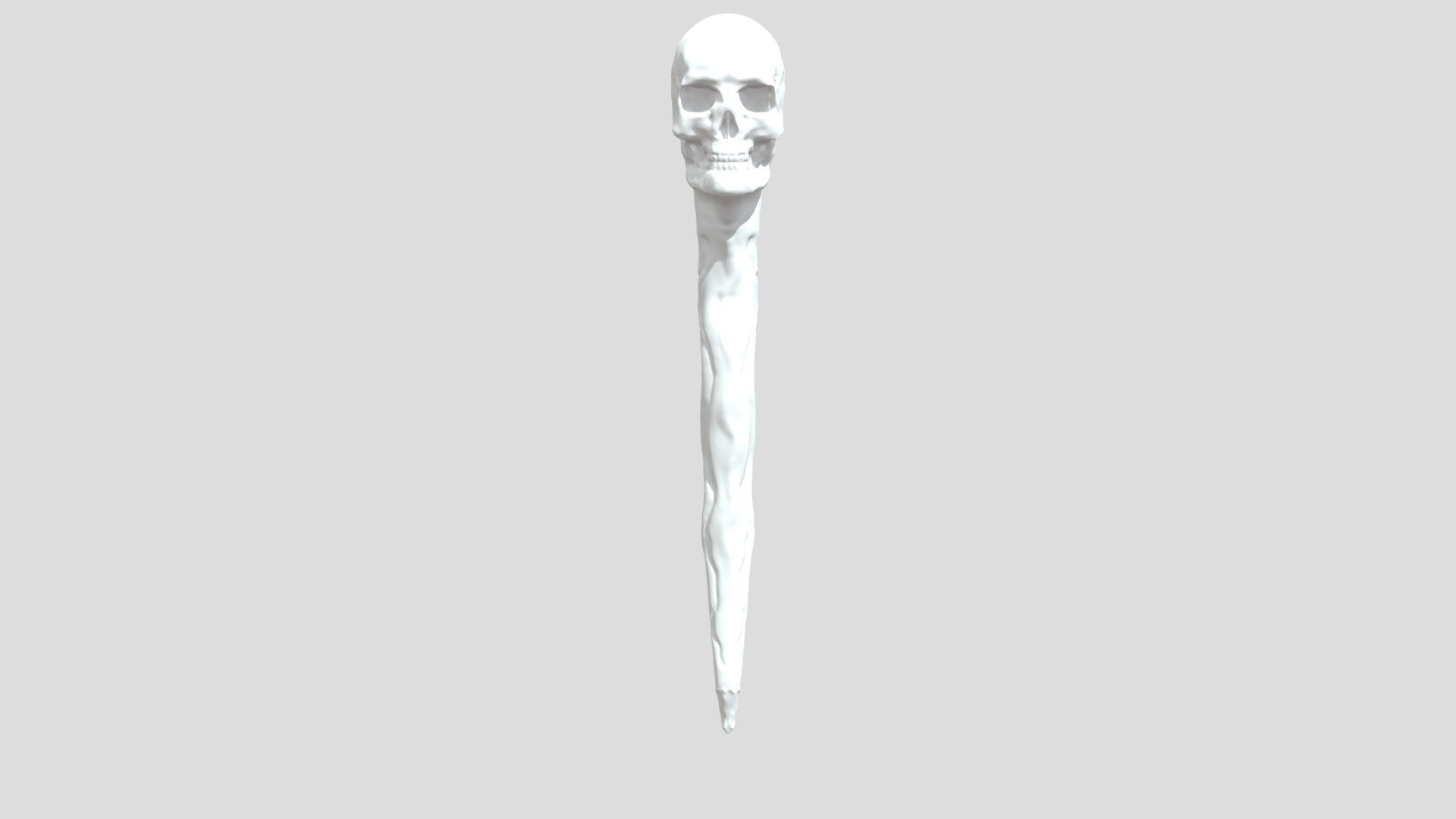 Wand Skull - 3D model by 3dModelArte [5c8a166] - Sketchfab