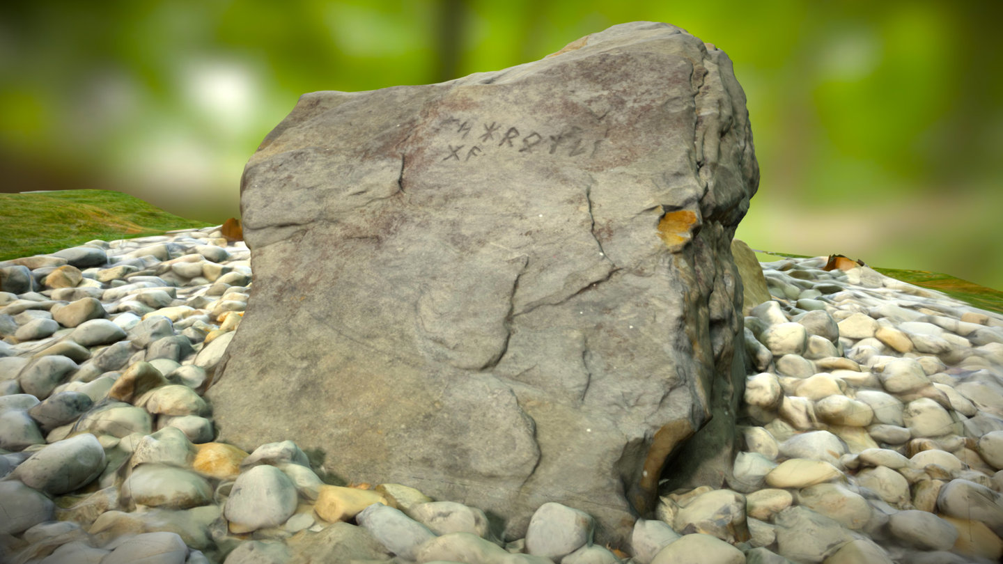 Narragansett Runestone - 3D model by New England Explorers ...