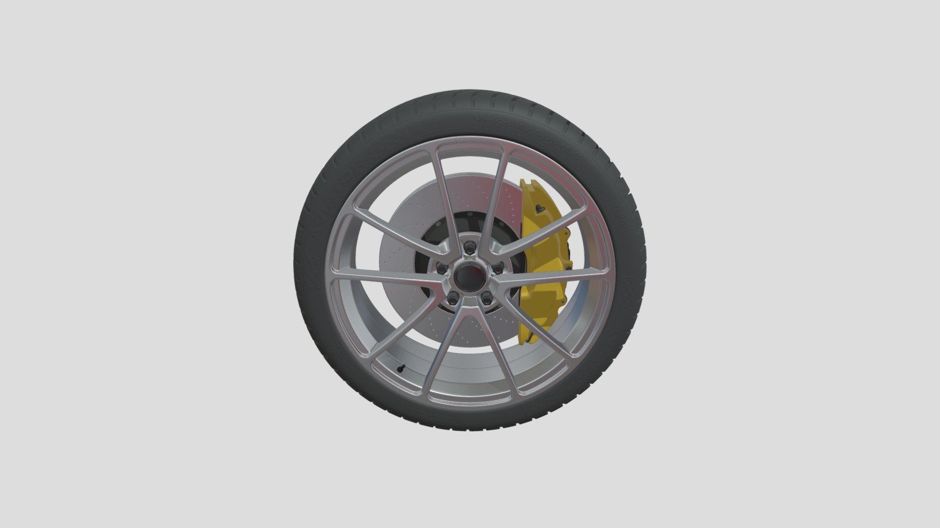 Car wheel assembly 01 - 3D model by wolf3d (@wolf3dmodels) [5c8f2dd ...