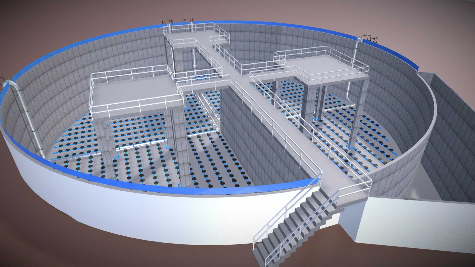 Reactor biológico N°2 Curicó - 3D model by Consorcio Leco (@Consorcio_LECO) [5c915a3] - Sketchfab