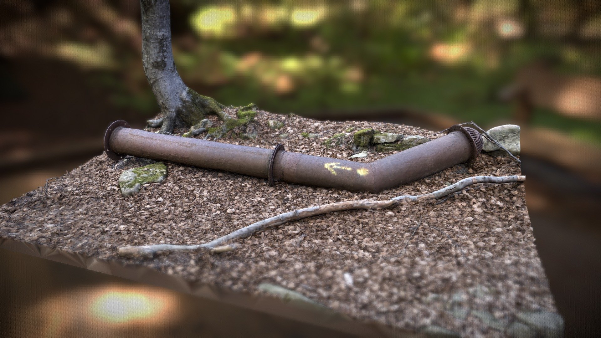 Rust Tube - Monte Molinatico Italy - 3D model by Uqido [5c95bf4 ...