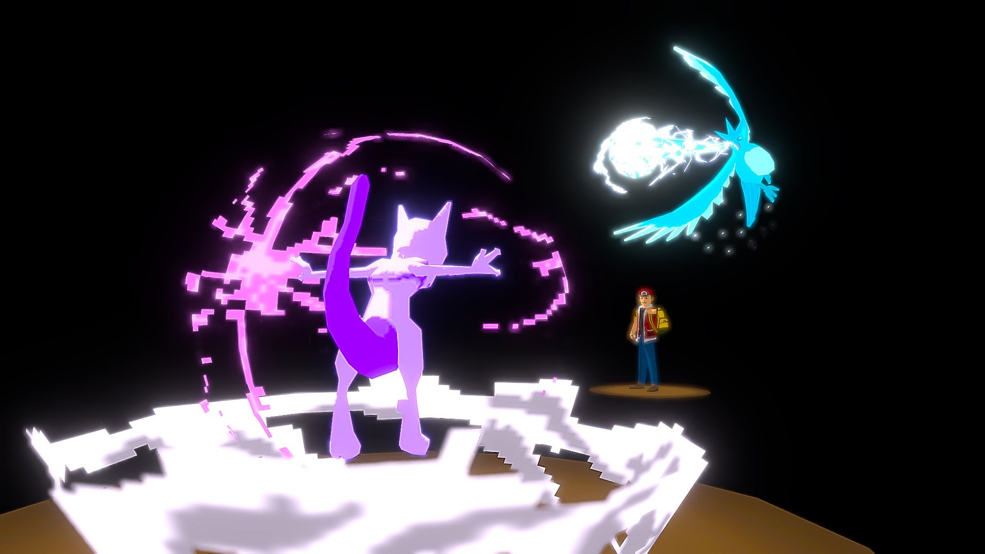 My first attempt to catch Mewtwo - 3D model by yahhou323 [5c96376 ...