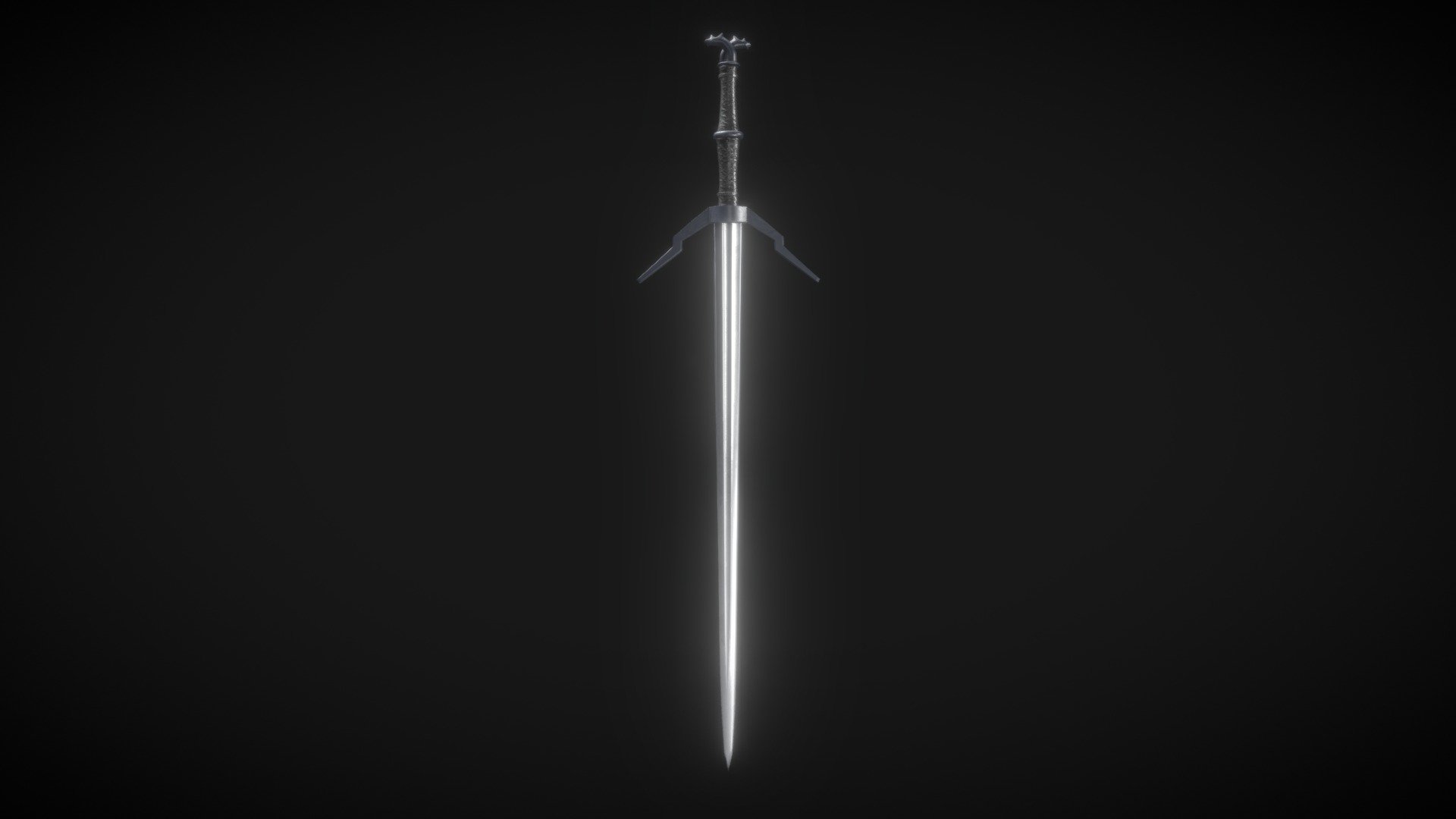 Silver Sword - 3D model by Arkaitz Fernández (@Sorrowoods) [5c96821 ...