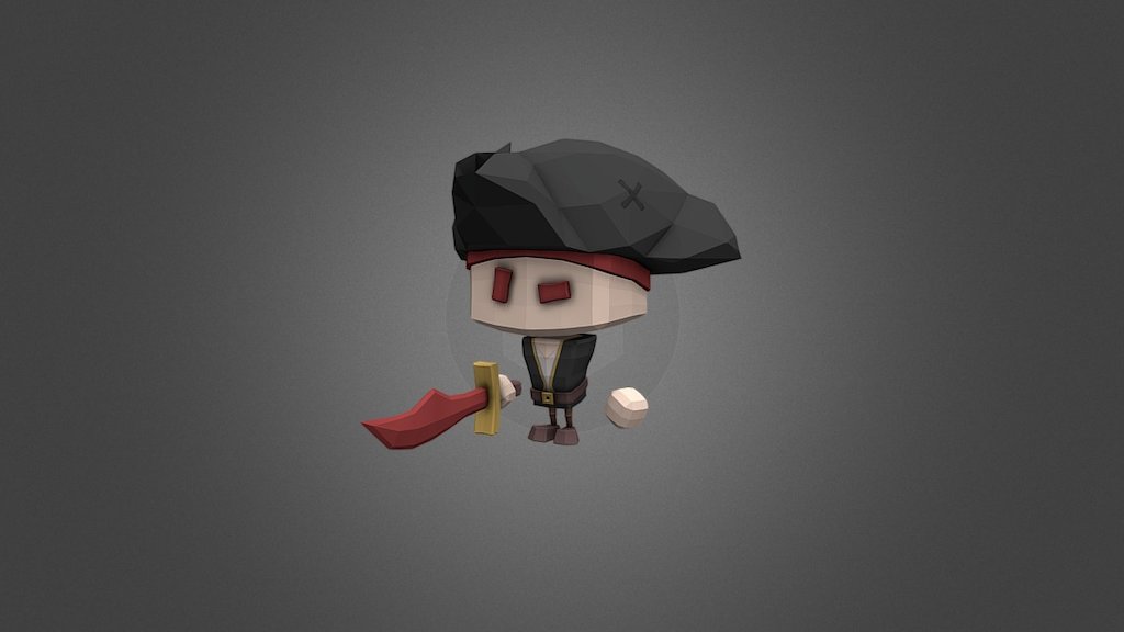 SideFX Pirate - 3D model by SideFX [5c96f4e] - Sketchfab