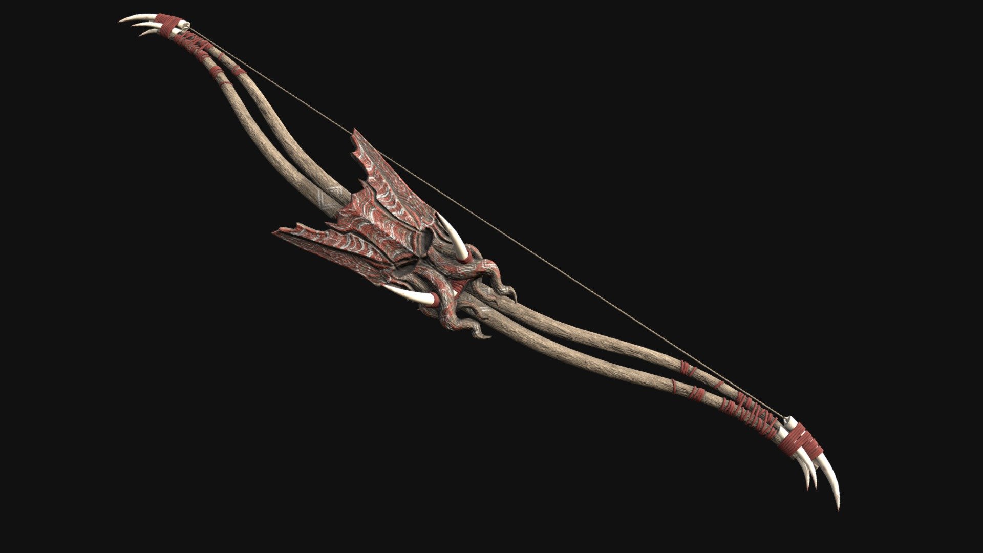 Voodoo Tribal Cannibal Bow - Buy Royalty Free 3D model by Chuwakcz ...