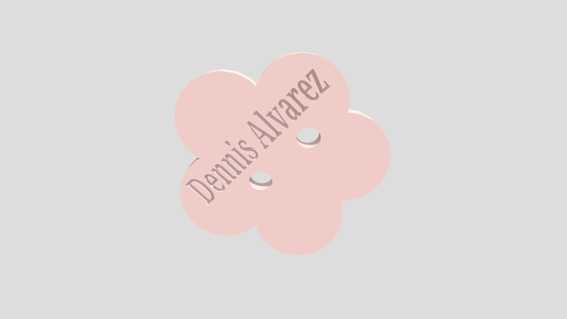 Flower Button - 3D model by DALVAREZFUNES [5c994eb] - Sketchfab