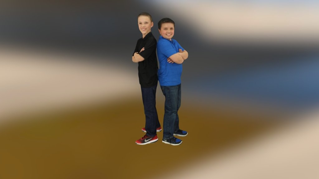 Two Cool Dudes - 3D model by bdnorris1964 [5c9ae8d] - Sketchfab