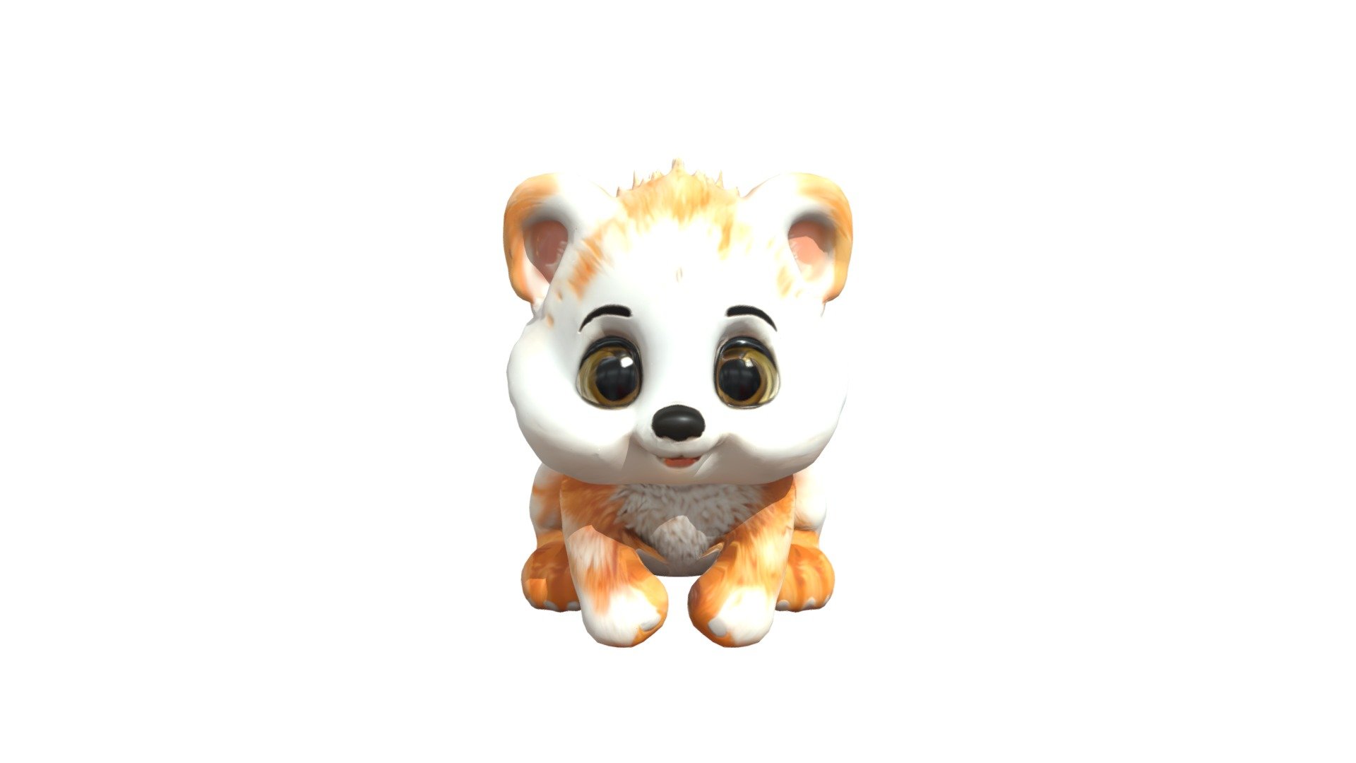 Cute baby furry creature - 3D model by shubham95222 [5c9d6fb] - Sketchfab