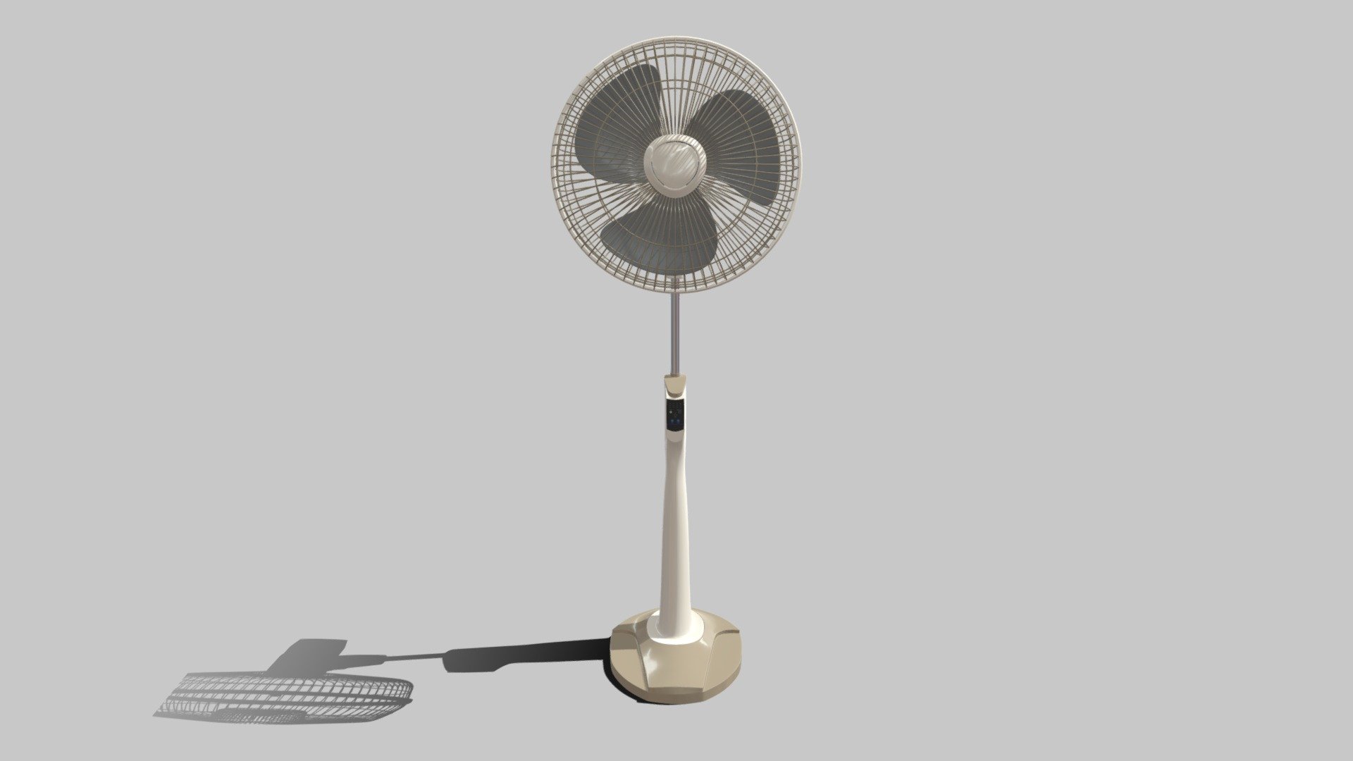 Electric Stand Fan (obj) - Download Free 3D model by htut_hutt [5c9e10a ...