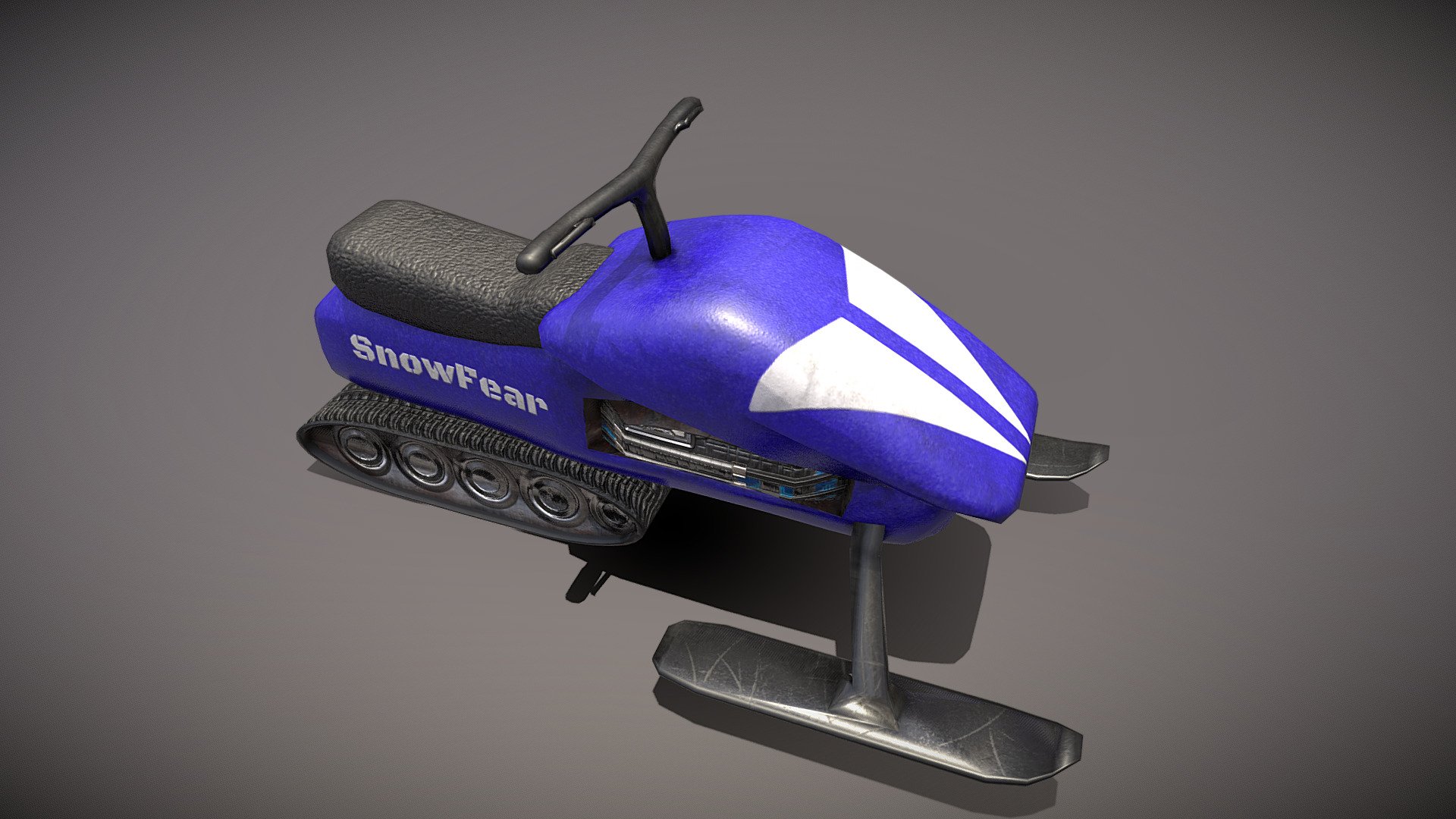 low poly Snowscooter - Download Free 3D model by Thunder (@thunderpwn ...