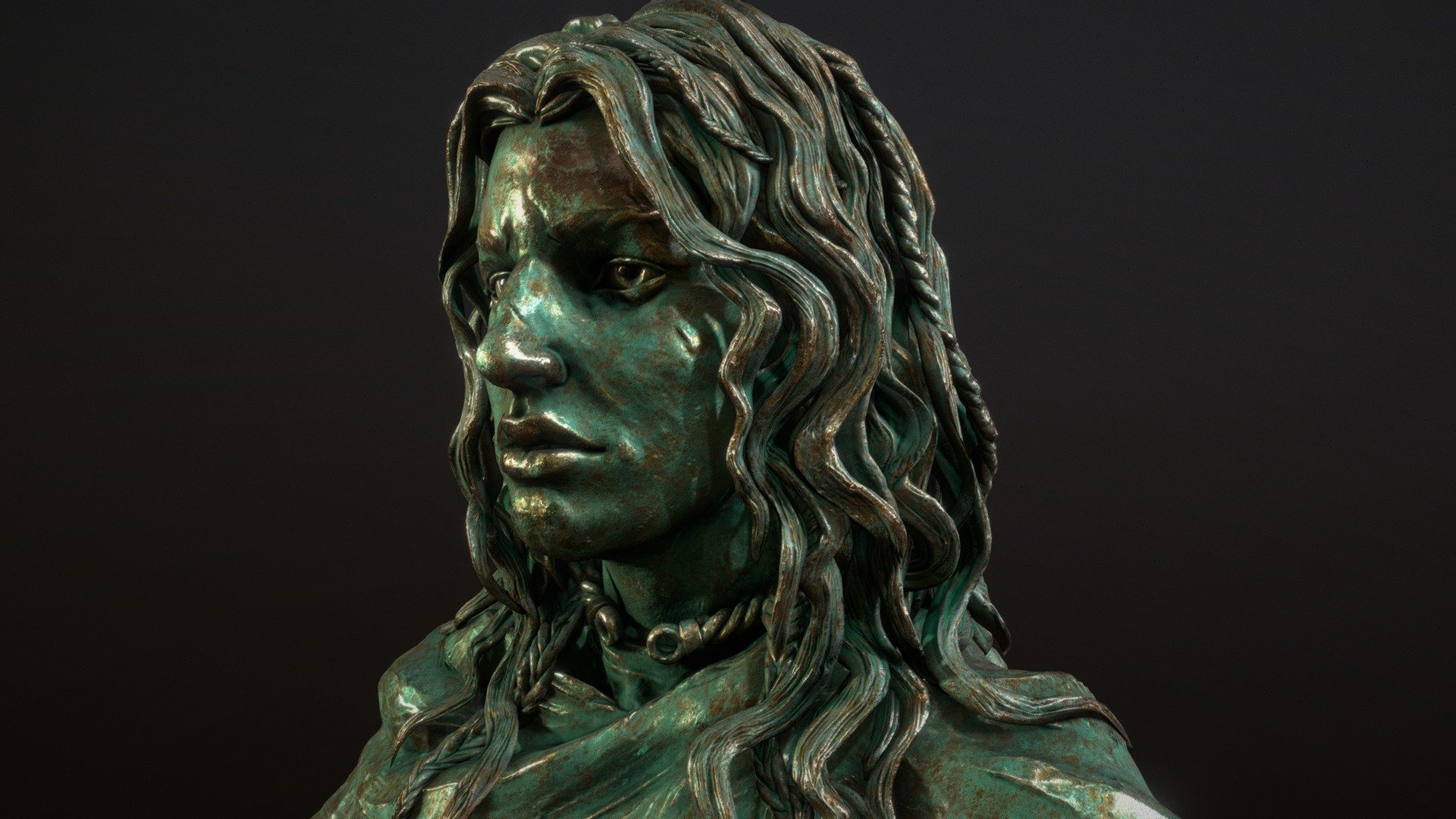 Boudicca (Bronze bust) - 3D model by Elena Valero (@elenavalero ...