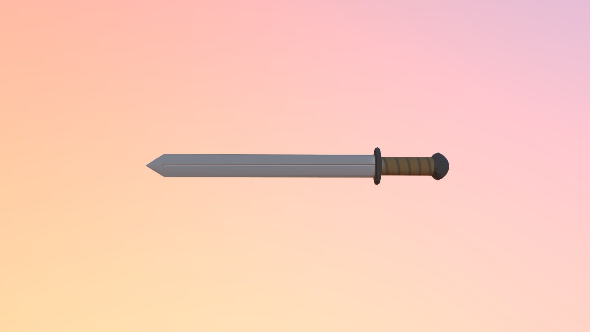 Low-poly Shortsword - 3D model by katie_mcl [5c9f84c] - Sketchfab