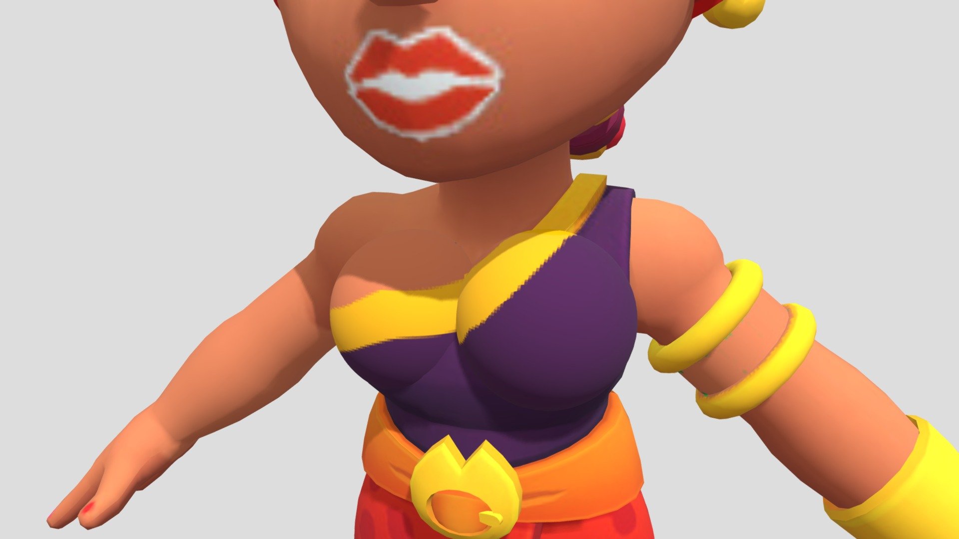 Amber_brawl_stars(ahhhhhh) - Download Free 3D model by ...