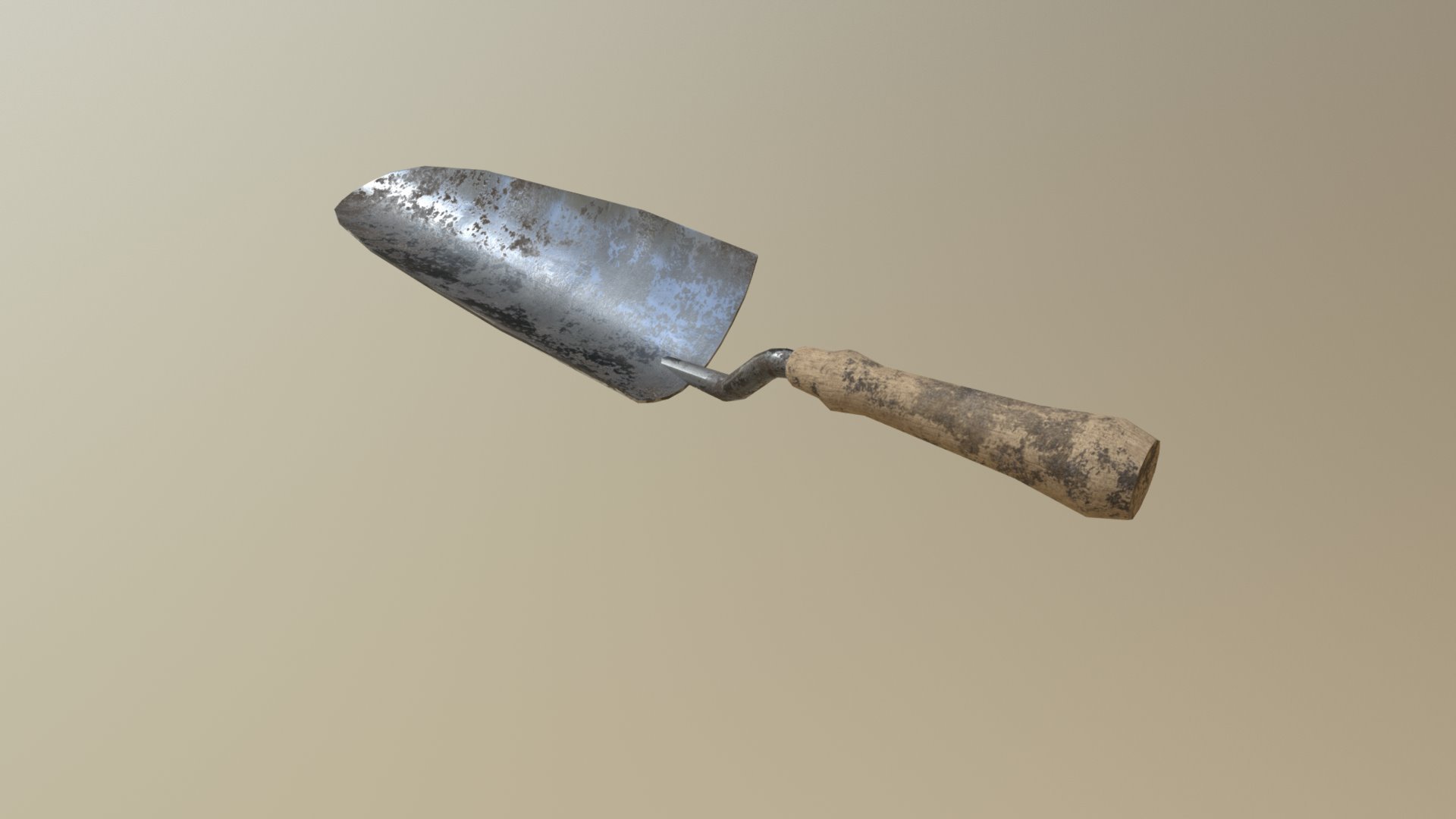 Low Poly Old Dirty Trowel - Buy Royalty Free 3D model by FunFant ...
