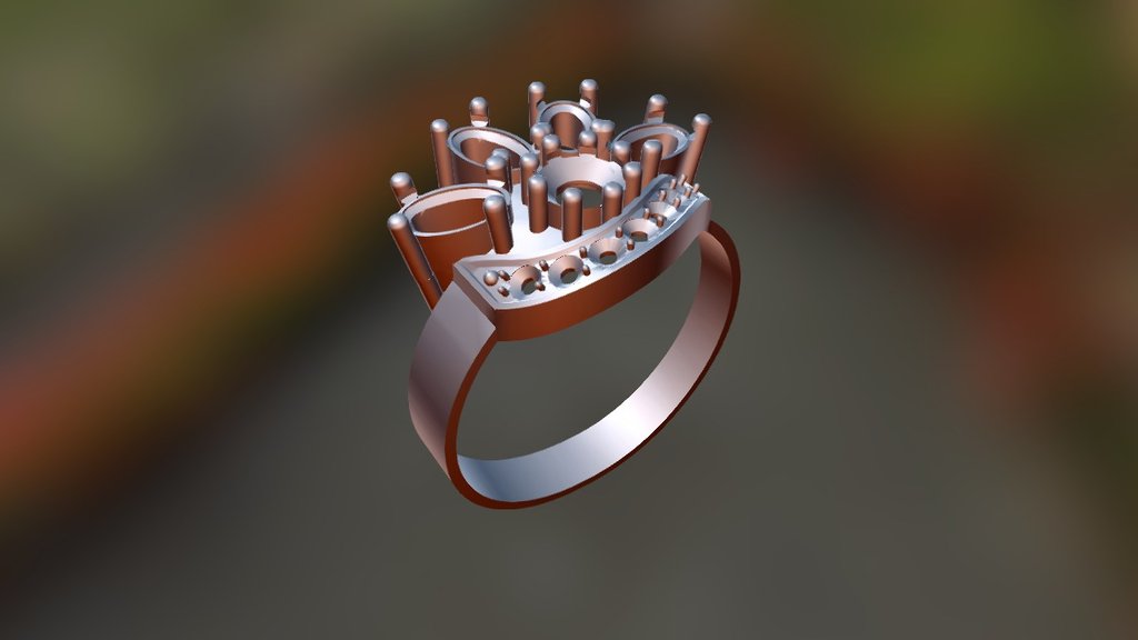 Solar Crest Ring. (Part of garniture) - 3D model by imbaclassic ...