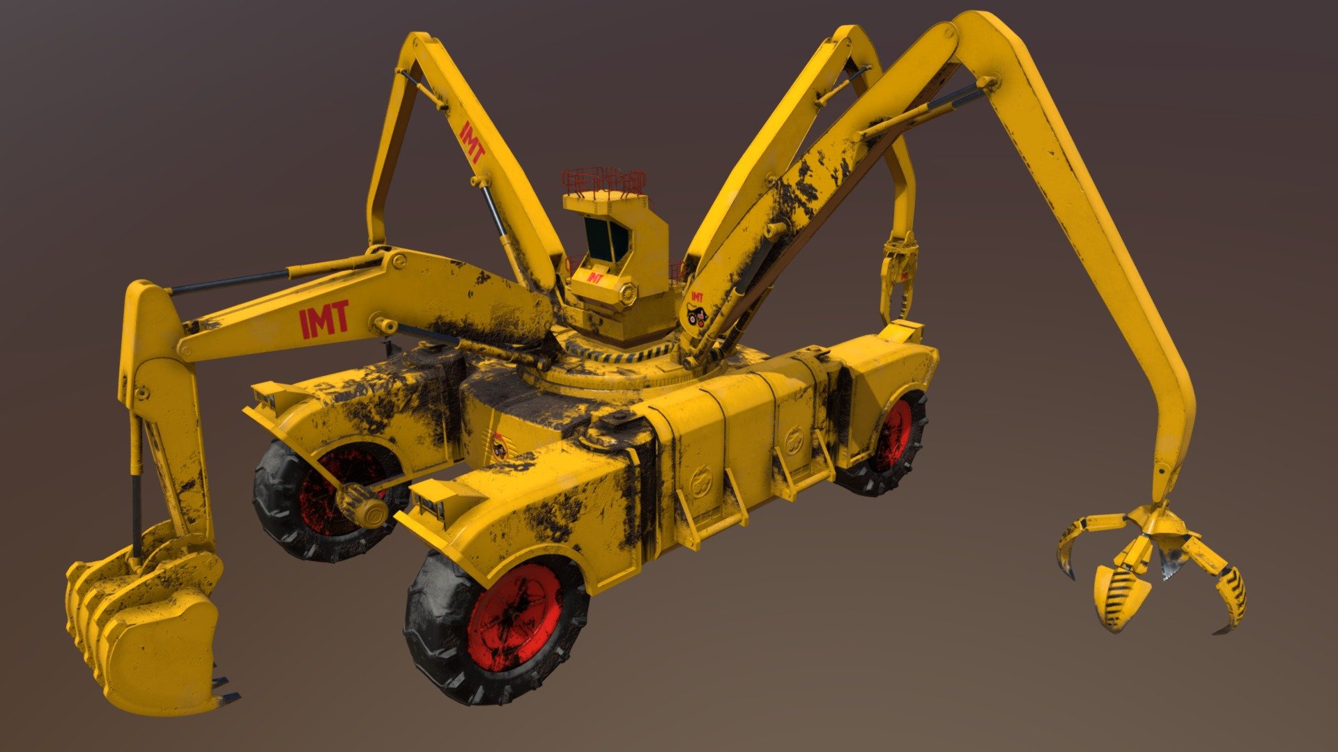 Construction Machine - Buy Royalty Free 3D model by Buncic [5ca734d ...