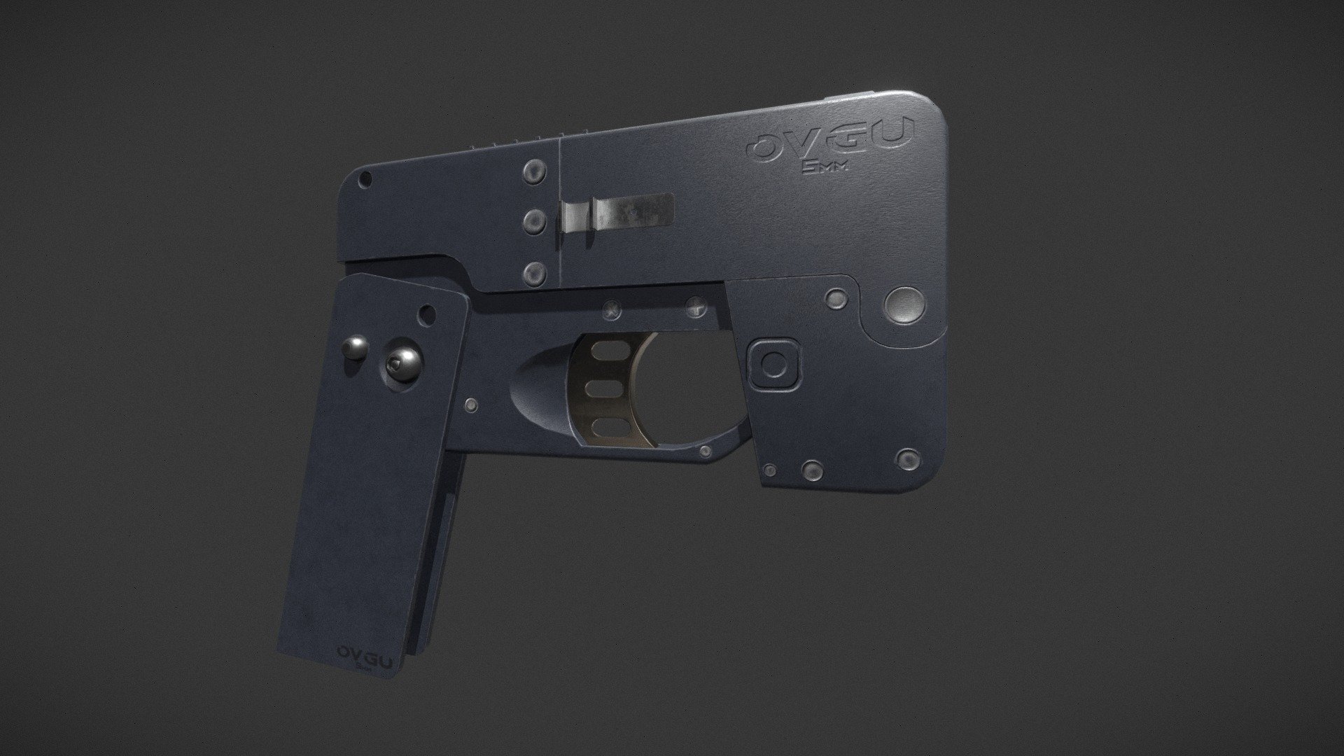 Phone Gun_"OVGU 5mm"_Hıgh Poly_Weapon_Game Ready - Download Free 3D ...