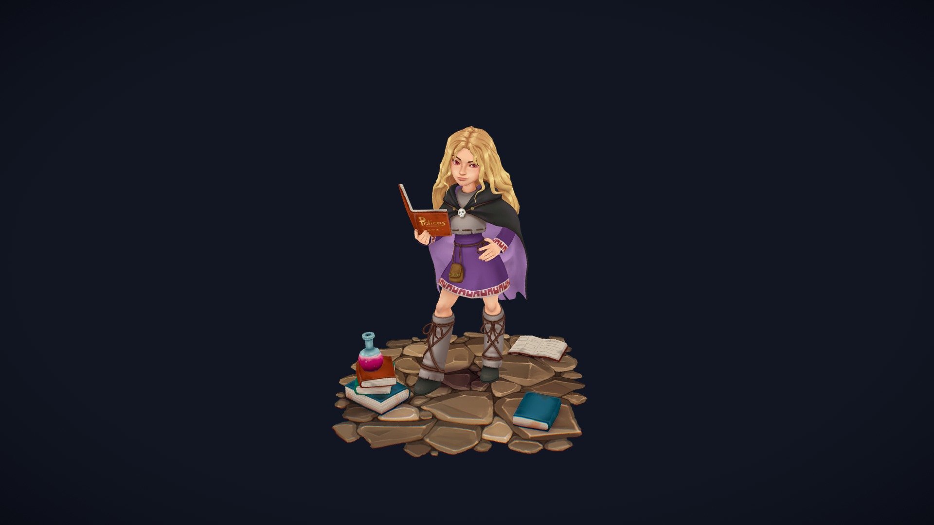 Witch Princess fanart - 3D model by Gemma M (@siragem) [5ca8d6d ...