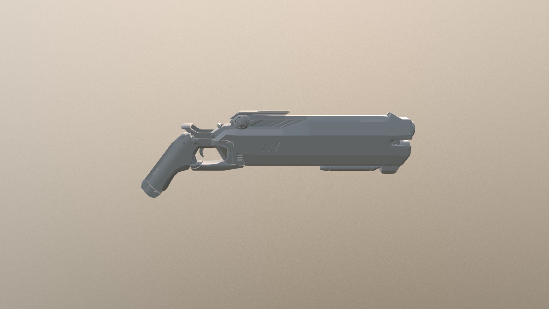 Shotgun 3D Model Inspired By Reaper - 3D model by Jesse Van Norman ...