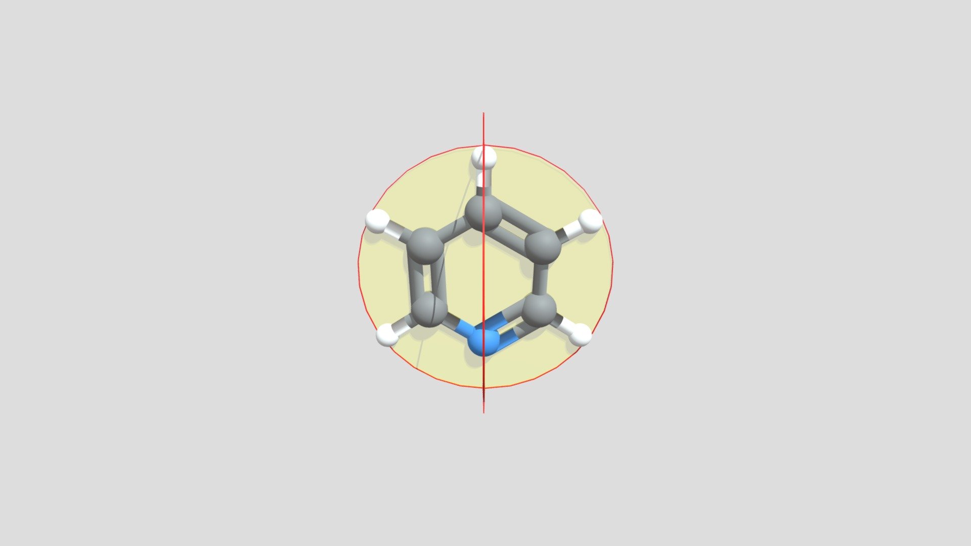 Symmetry Molecule: Pyridine - 3D model by International Medical ...