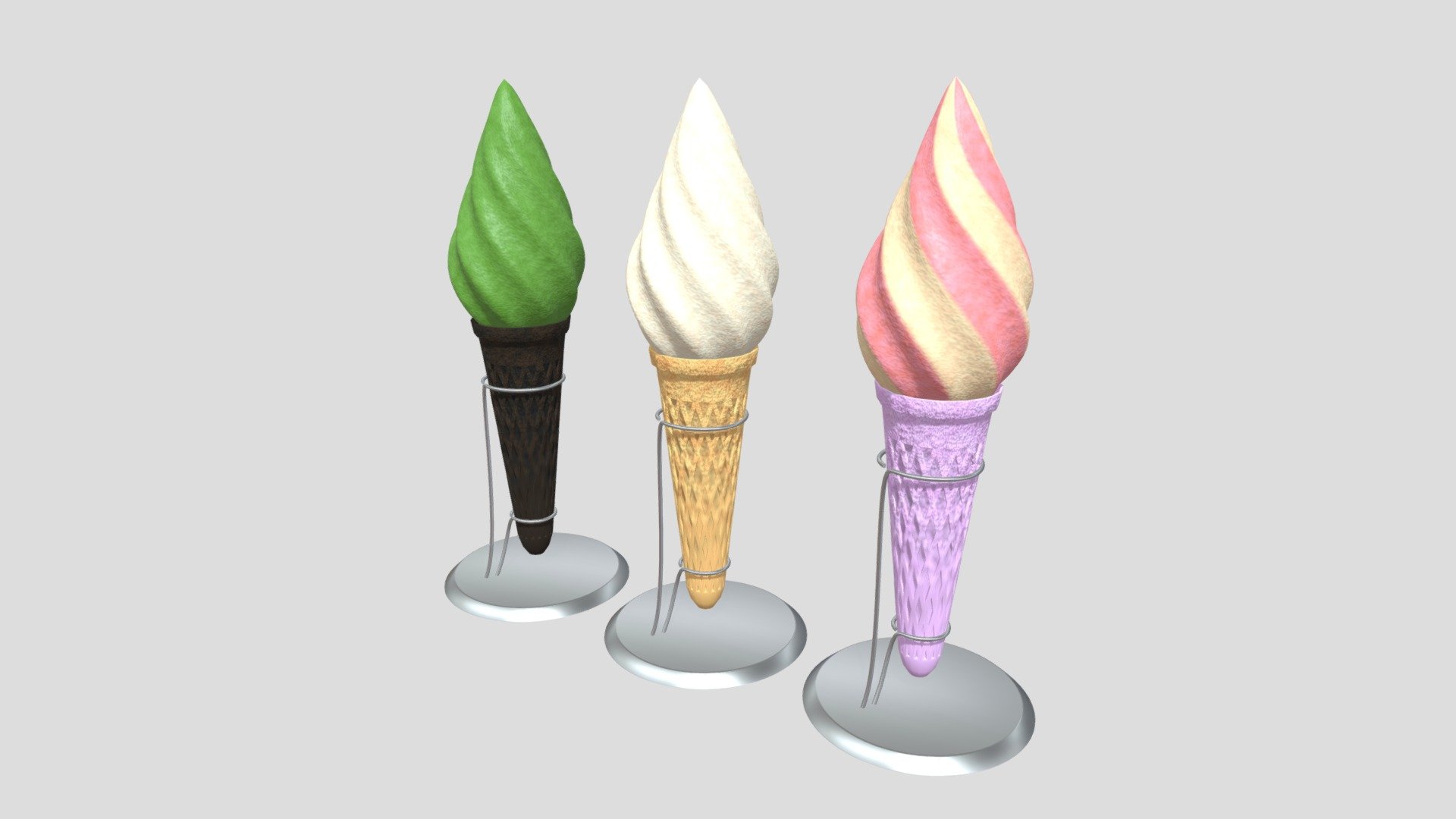 Ice Cream - Download Free 3D model by tsutomu.saito [5cadf4e] - Sketchfab
