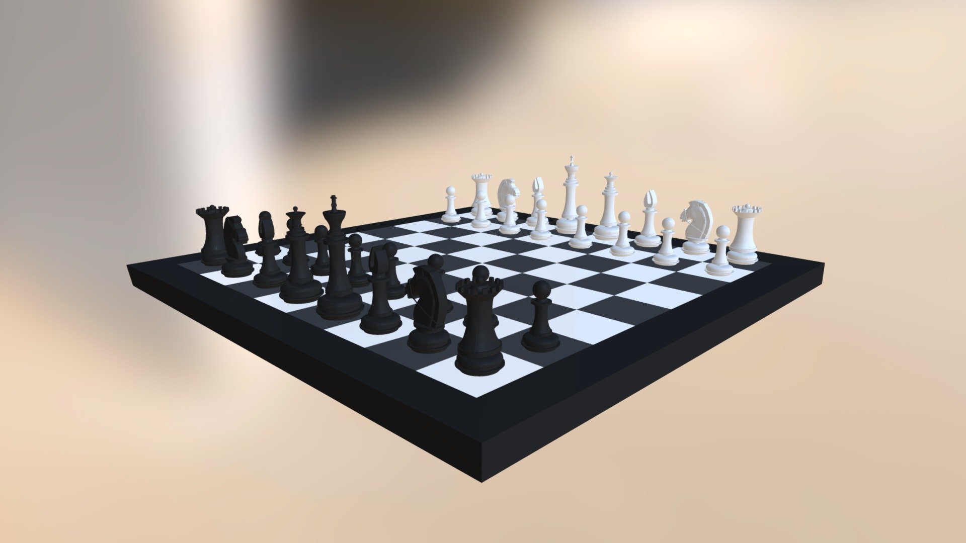 Chess Board - 3D model by Taylor York (@tyork) [5caecb1] - Sketchfab