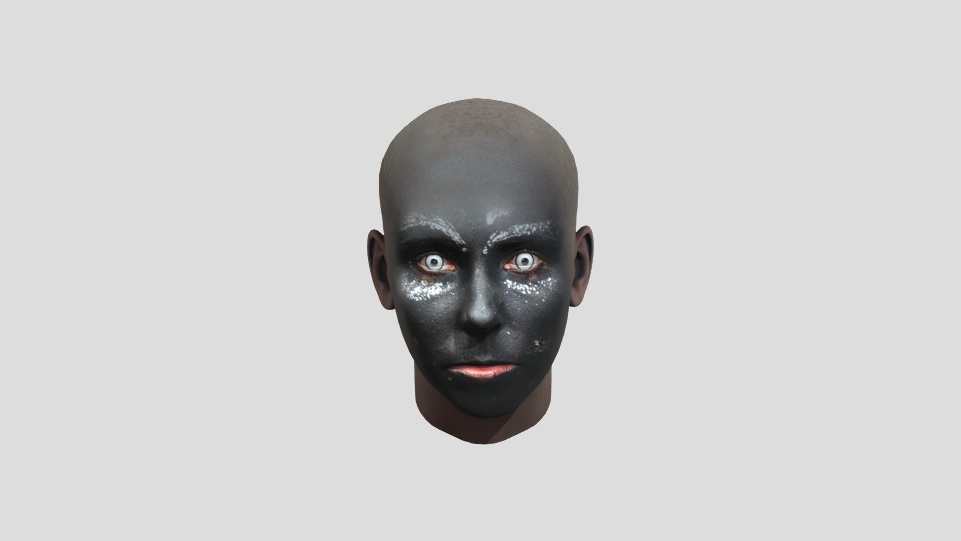 Warrior Female face 3 with Blendshapes - Download Free 3D model by ...