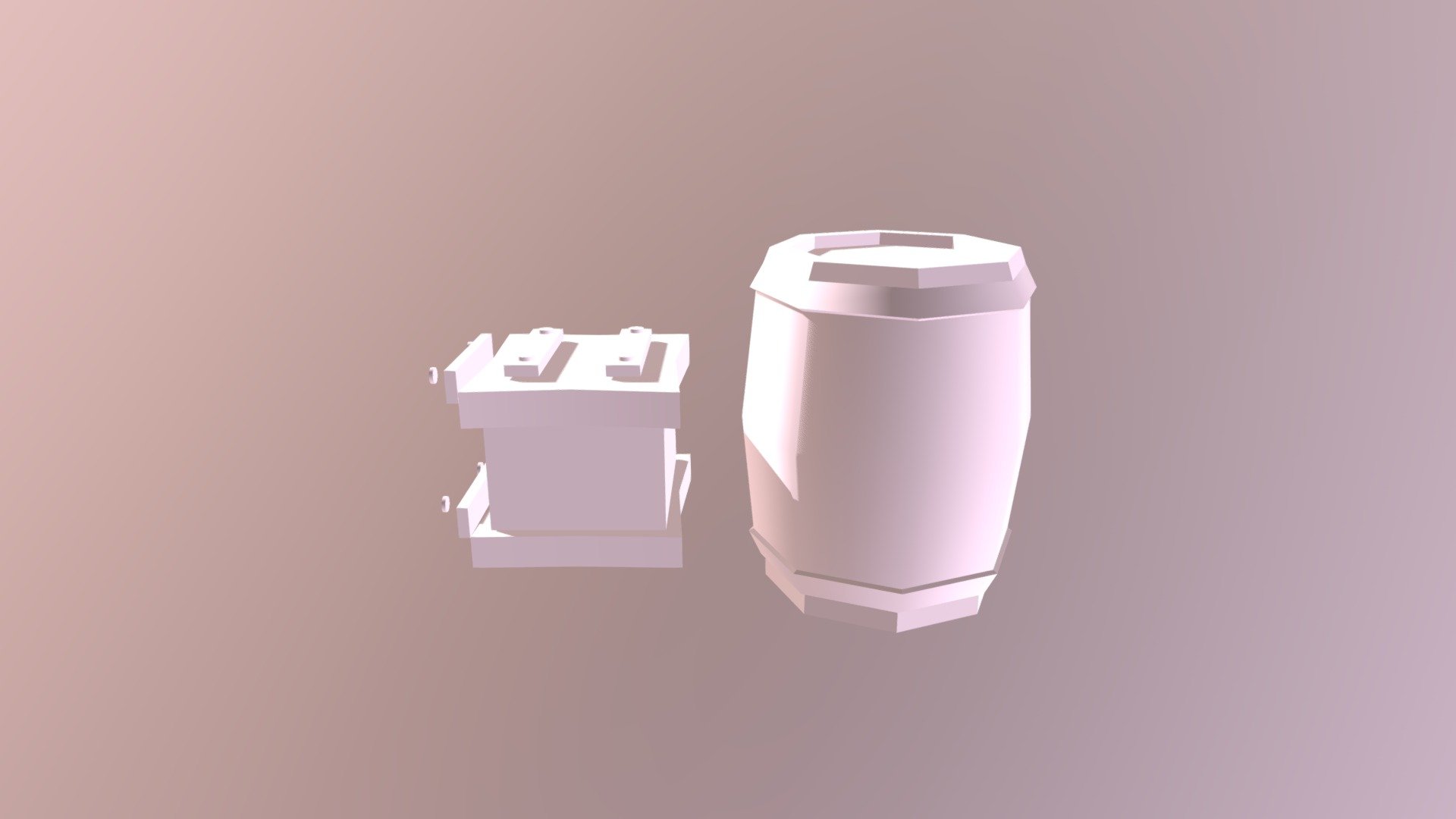 Wood Box & Barrel - 3D model by SputZar [5caf08c] - Sketchfab