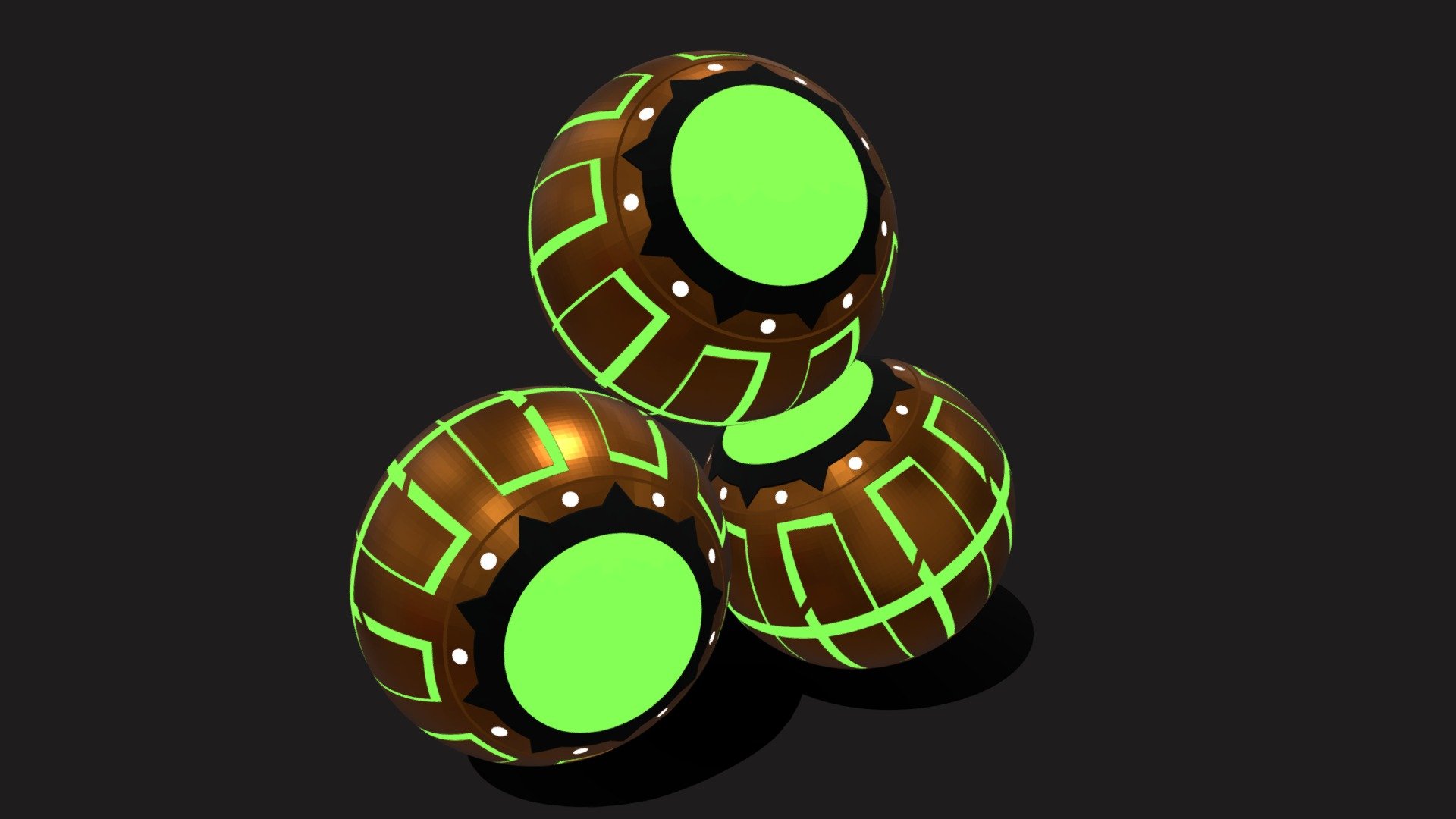 Pumpkin Bomb - 3D model by Sanket Joshi (@Sanket_Joshi) [5cafc13 ...