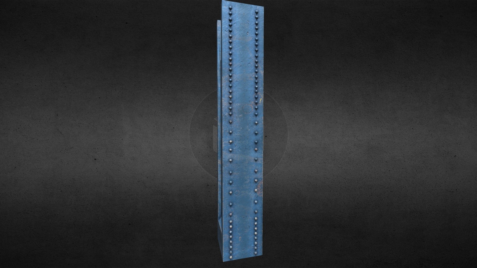 Subway Pillar - 3D model by jondellereyes [5cb23cb] - Sketchfab