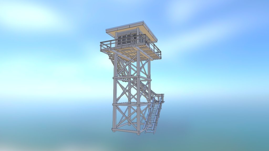 Tower - 3D model by Kman011 [5cb327f] - Sketchfab