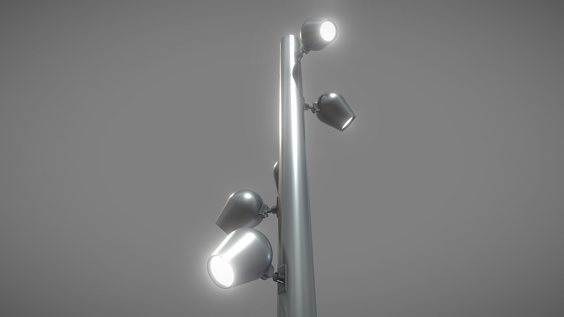 LED-Post-Light (High-Poly) - 3D model by VIS-All-3D (@VIS-All) [5cb471b ...