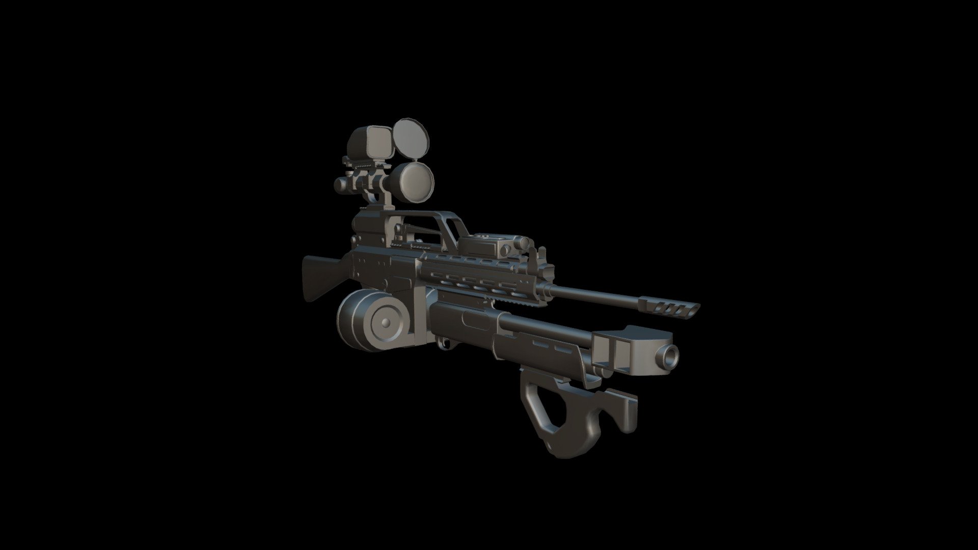 Cursed DS Arms SA85 - 3D model by SUNDIO [5cb5fbf] - Sketchfab