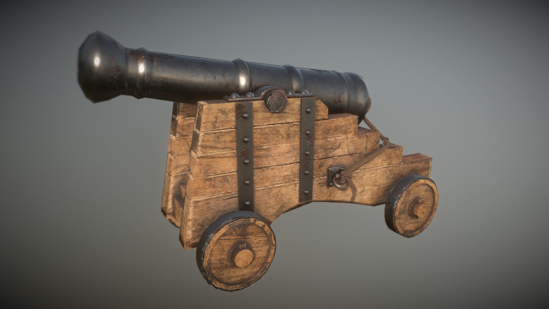 Antique Cannon - Buy Royalty Free 3D model by Andrei Cristian ...