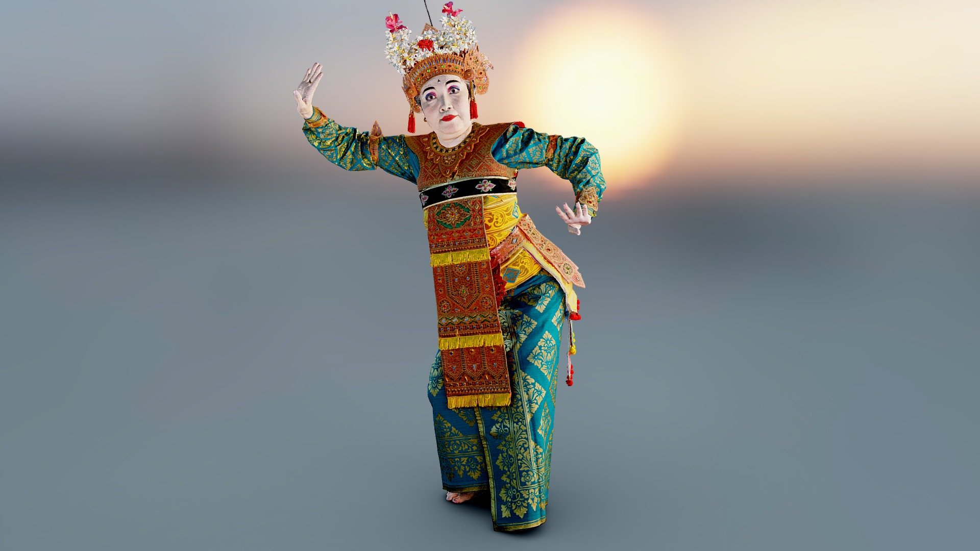 [3D Scan] Traditional Balinese Dance Costume - 1 - 3D model by 3D scan ...