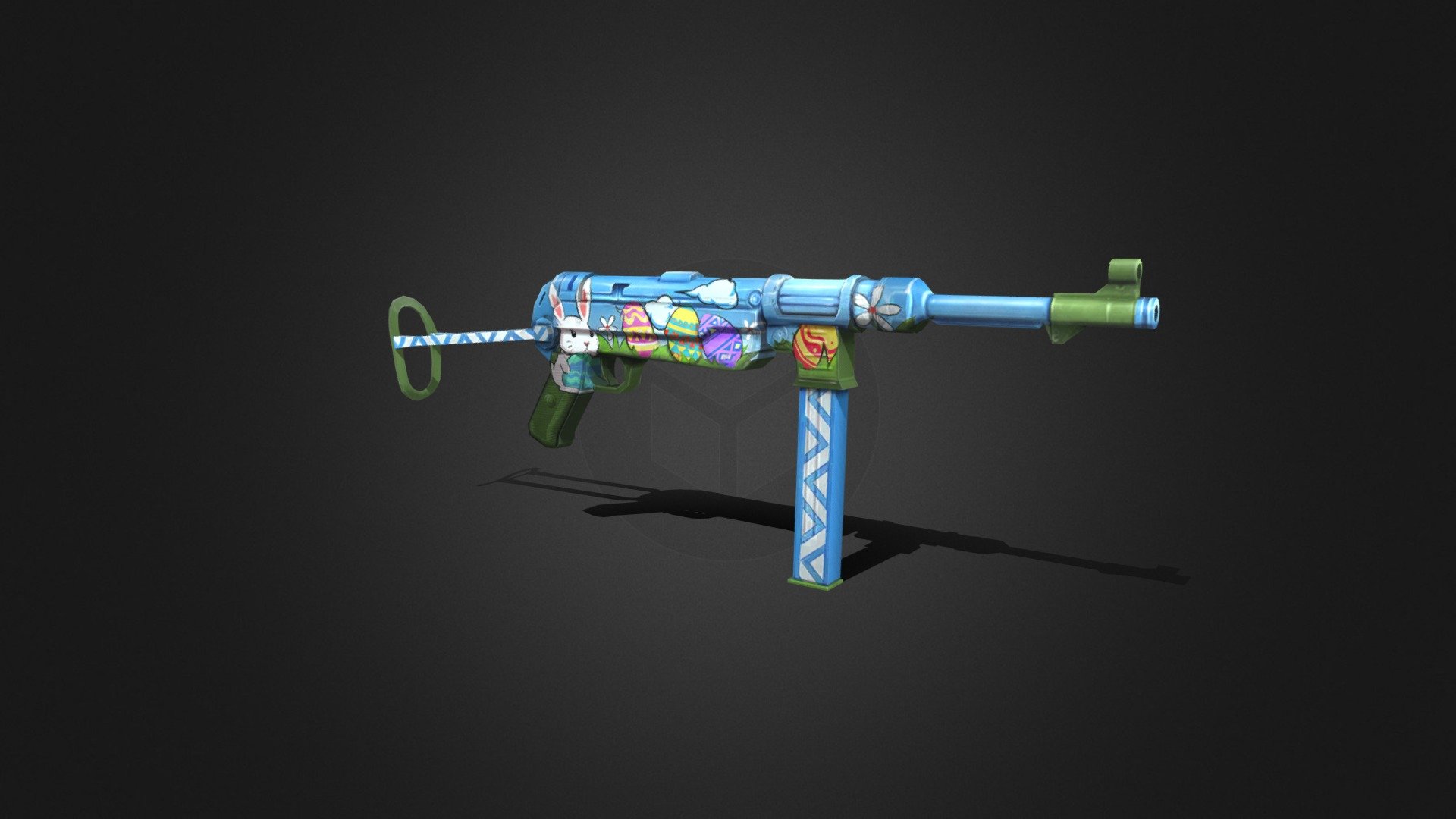 Bunny MP40 3D Model_Free Fire - Download Free 3D model by BrOkiE FF ...