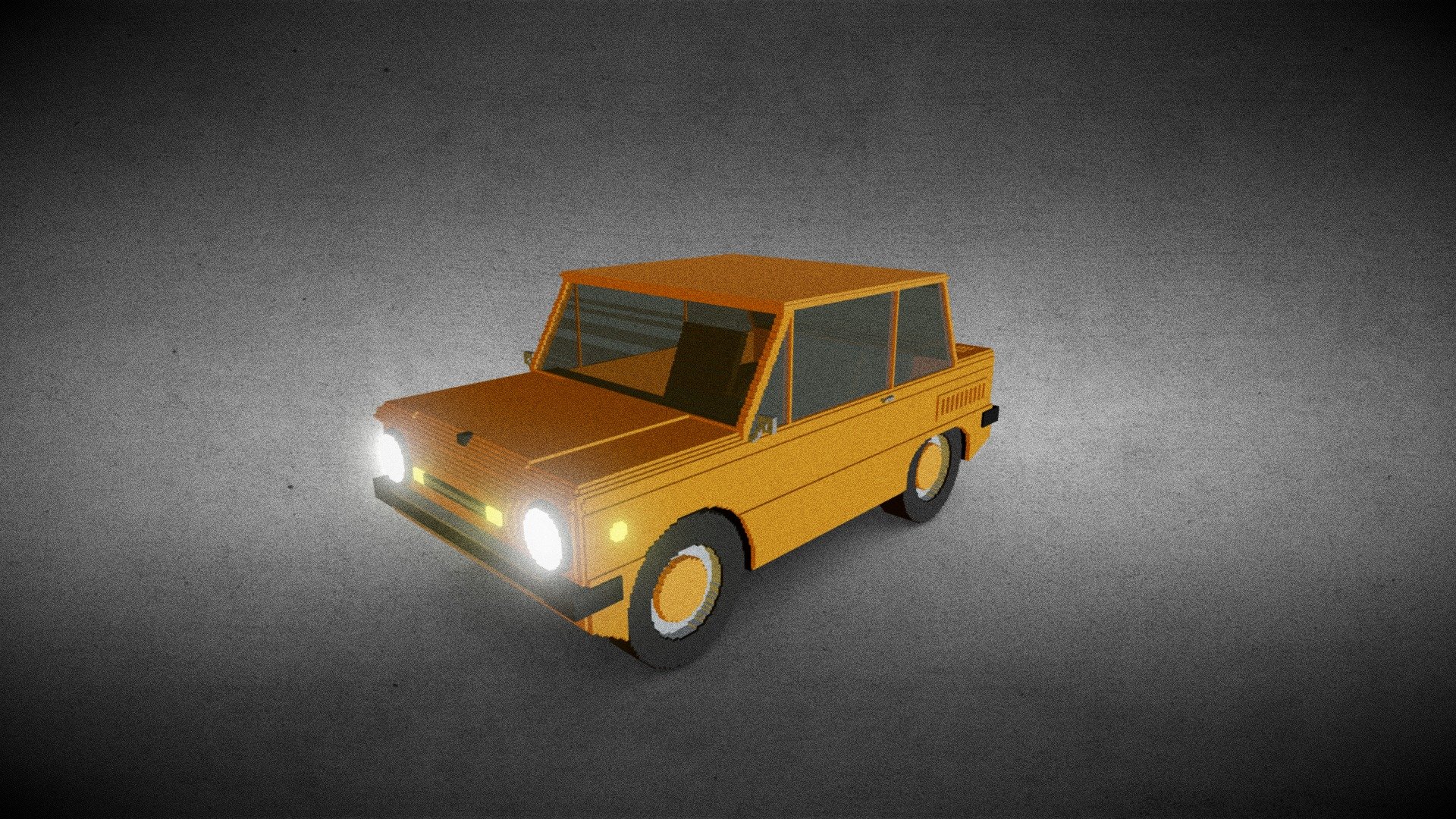 Detailed voxel retro car model - Buy Royalty Free 3D model by Tair ...
