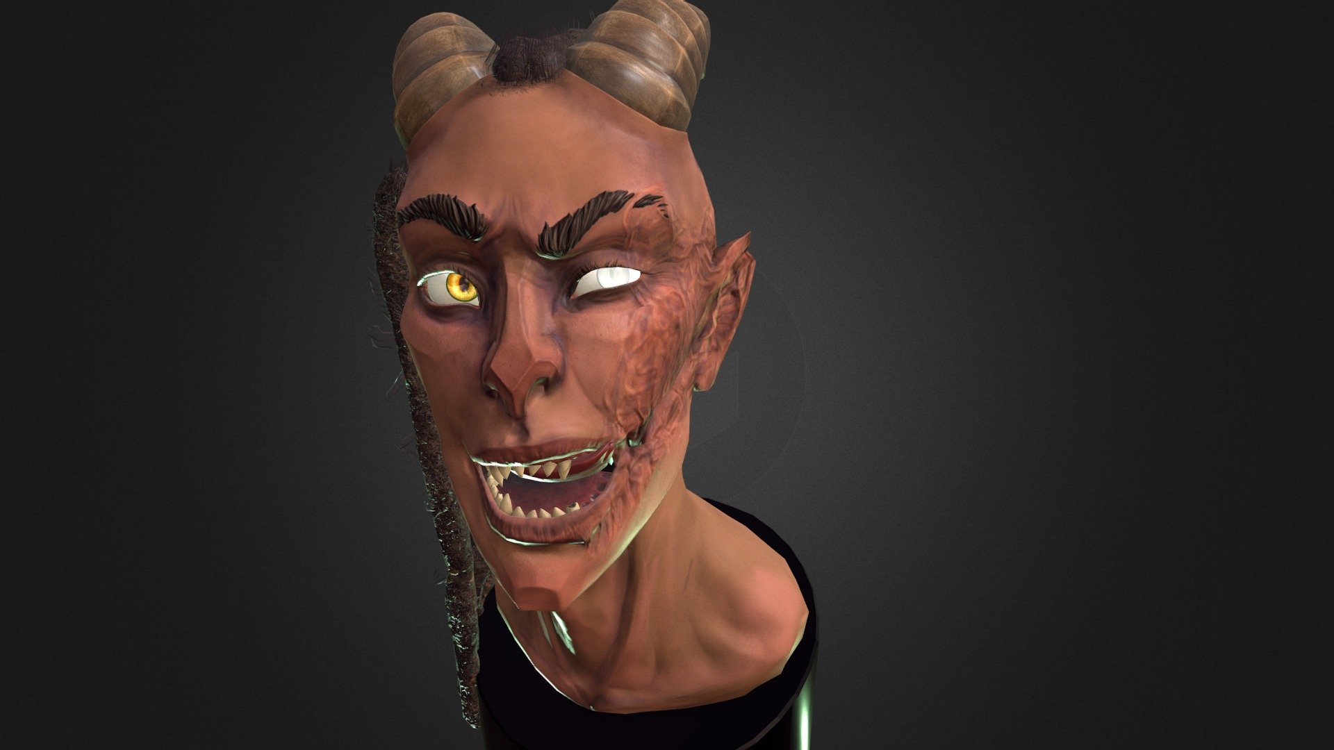 Demon Head - 3D model by Remi (@ktorres) [5cbb2fe] - Sketchfab